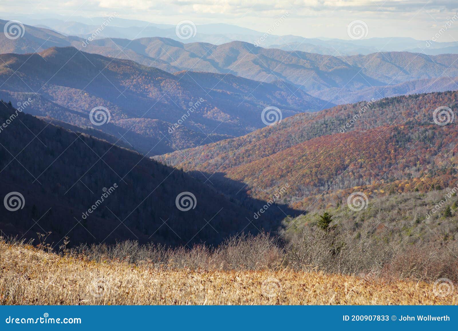 Fall Colors in the Shining Rock Wilderness of the Blue Ridge Mountains ...