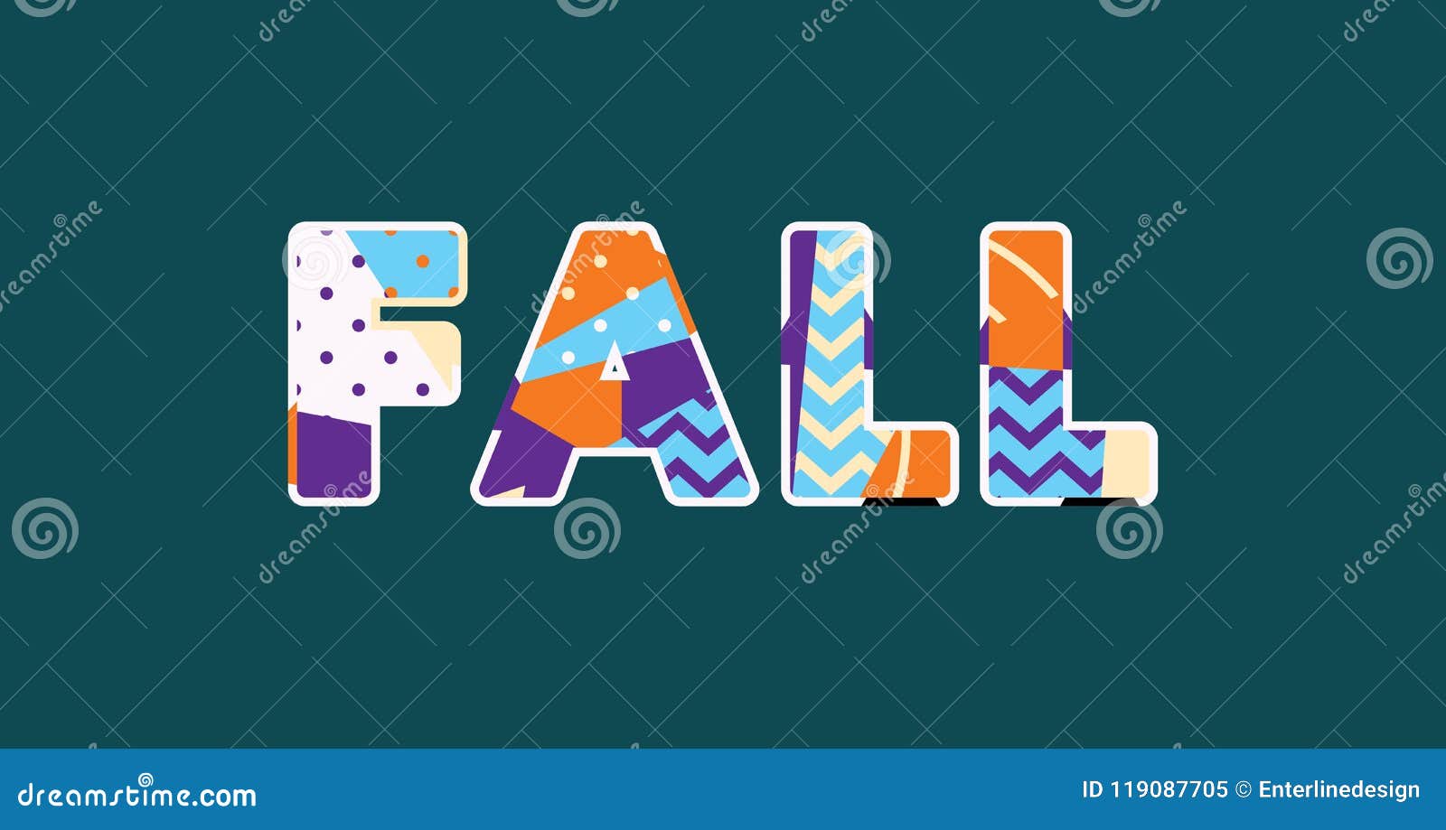 Fall Concept Word Art Illustration Stock Vector - Illustration of ...