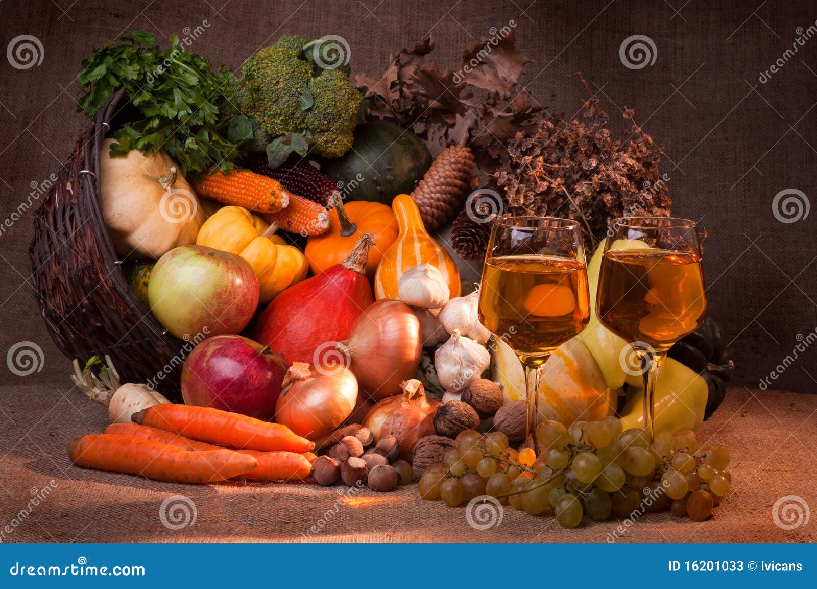 Fall cornucopia stock image. Image of harvest, crop, isolated - 16201033