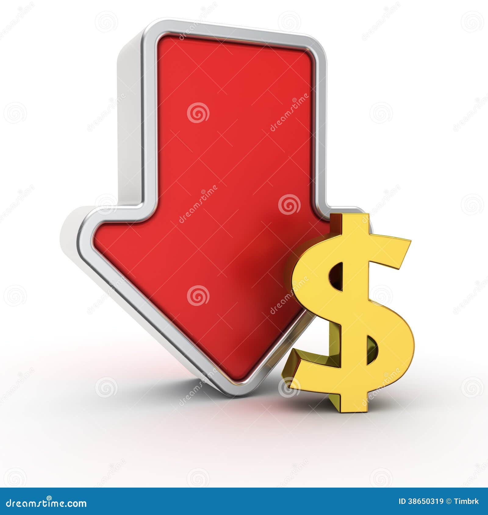 Fall of dollar rate stock illustration. Illustration of dollar - 38650319