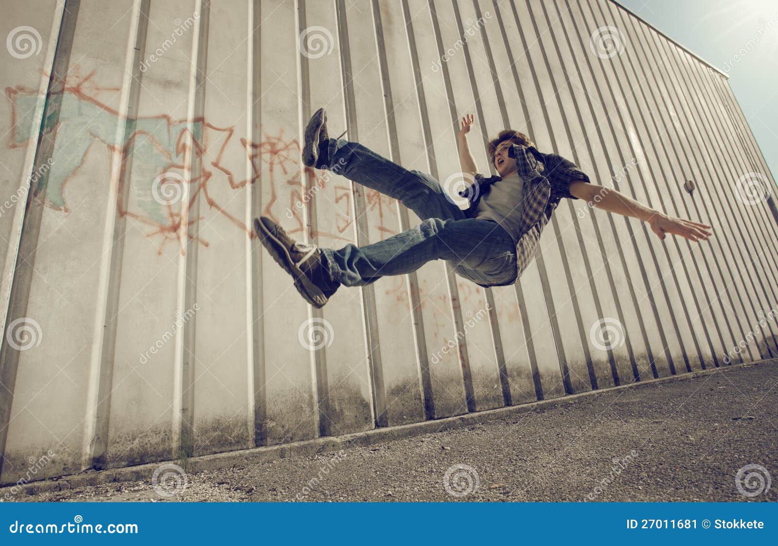 Fall down stock image. Image of falling, fear, shirt - 27011681