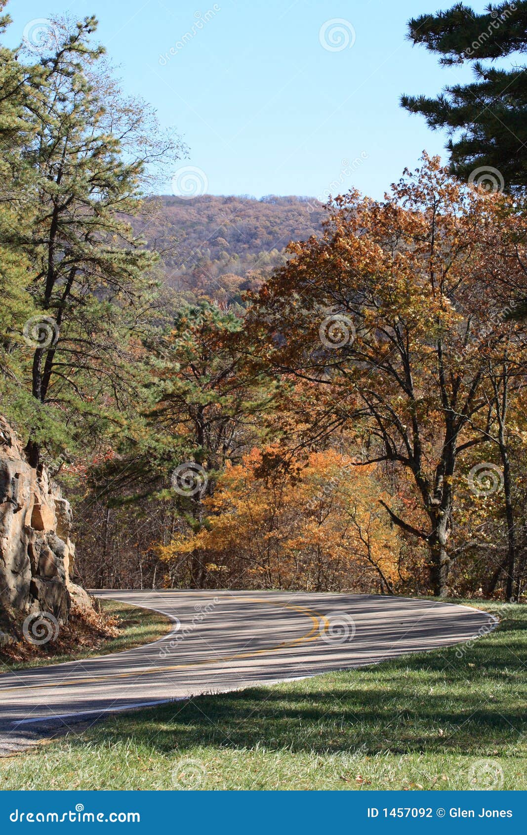 Fall driving stock photo. Image of color, environment - 1457092