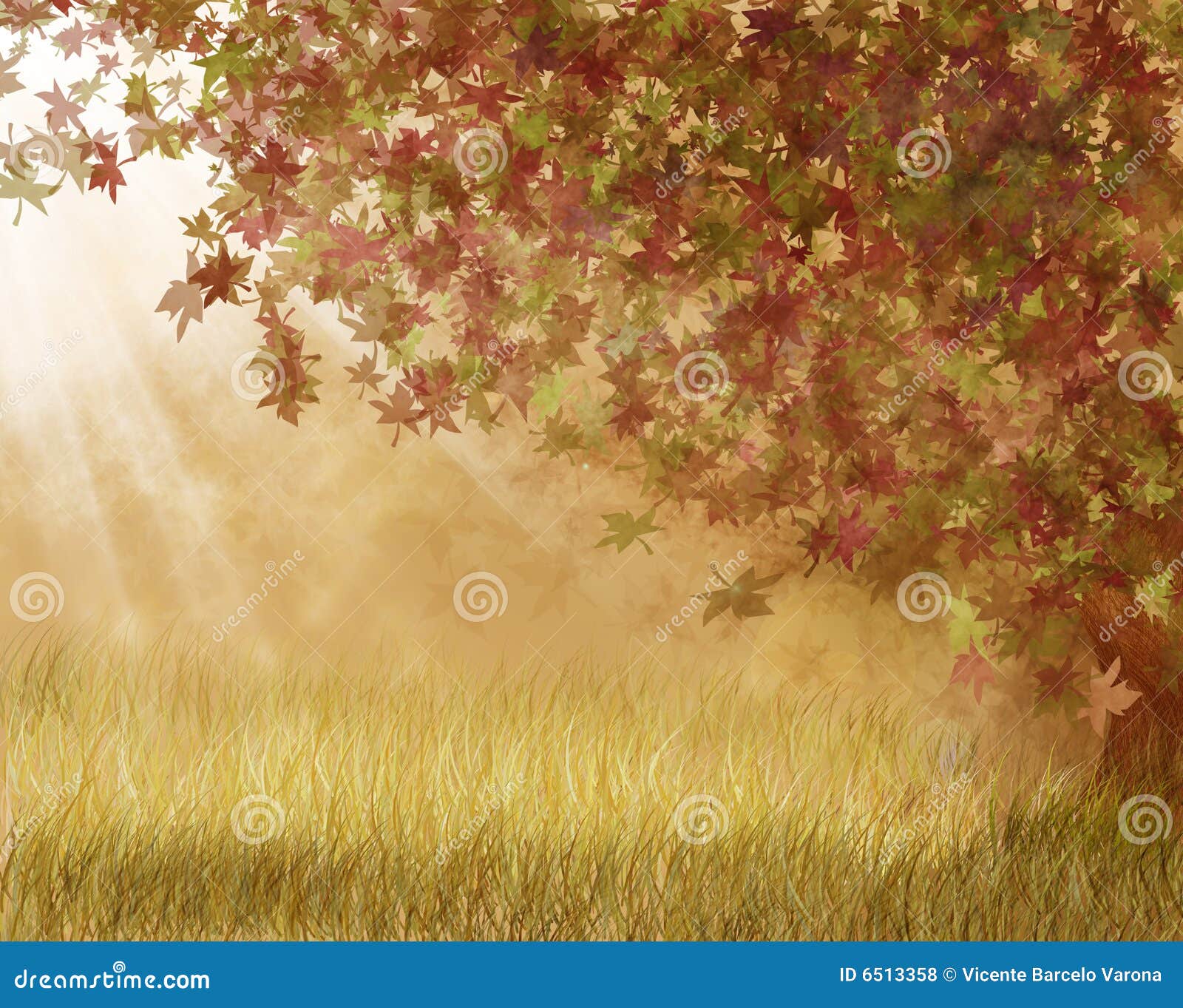 Fall essence stock illustration. Illustration of plant - 6513358