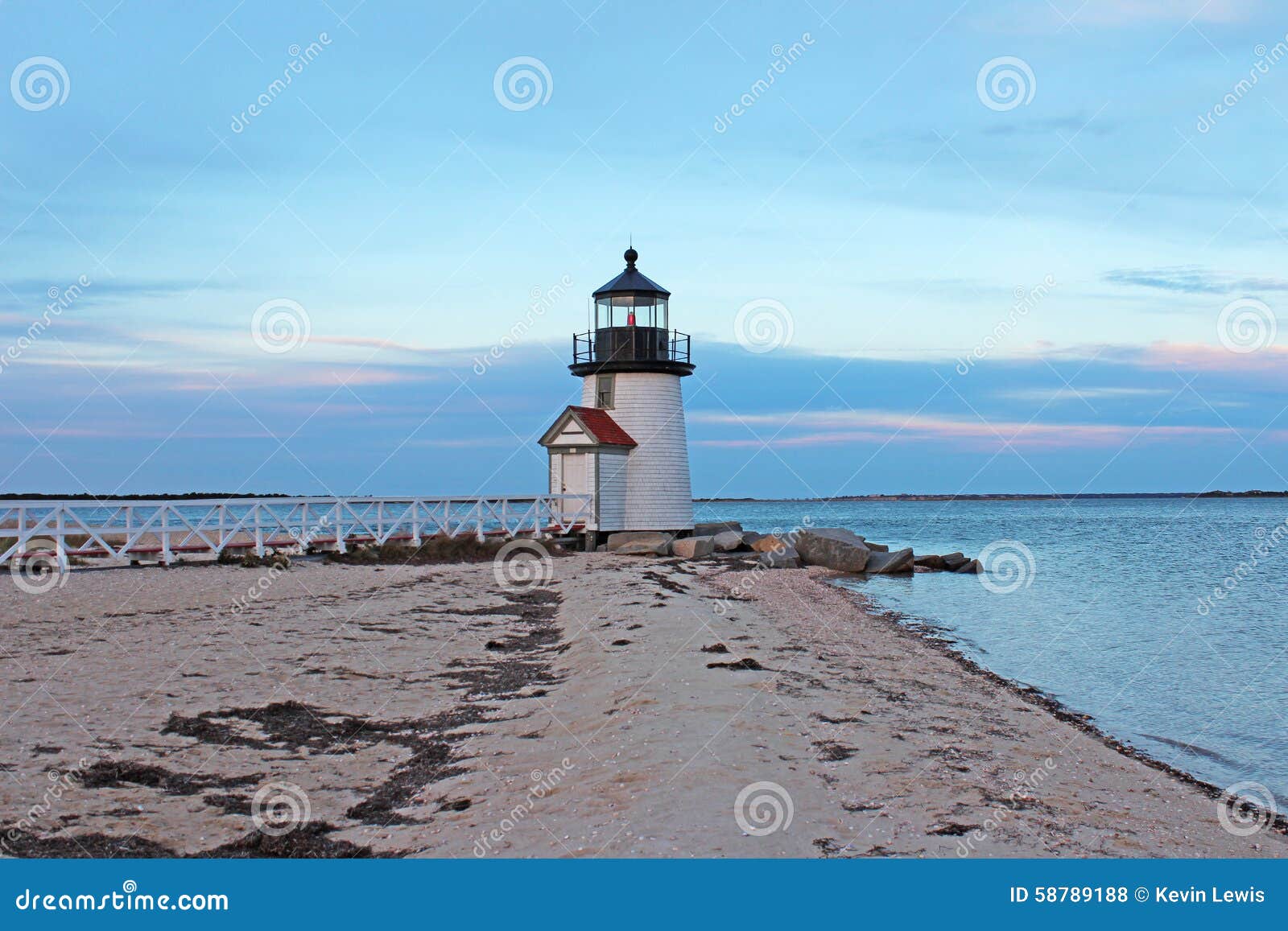 Fall Evening Brant Point Light, Nantucket, MA Stock Photo - Image of ...
