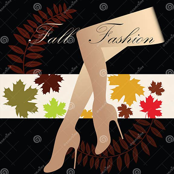 Fall Fashion stock vector. Illustration of beautiful - 10561349