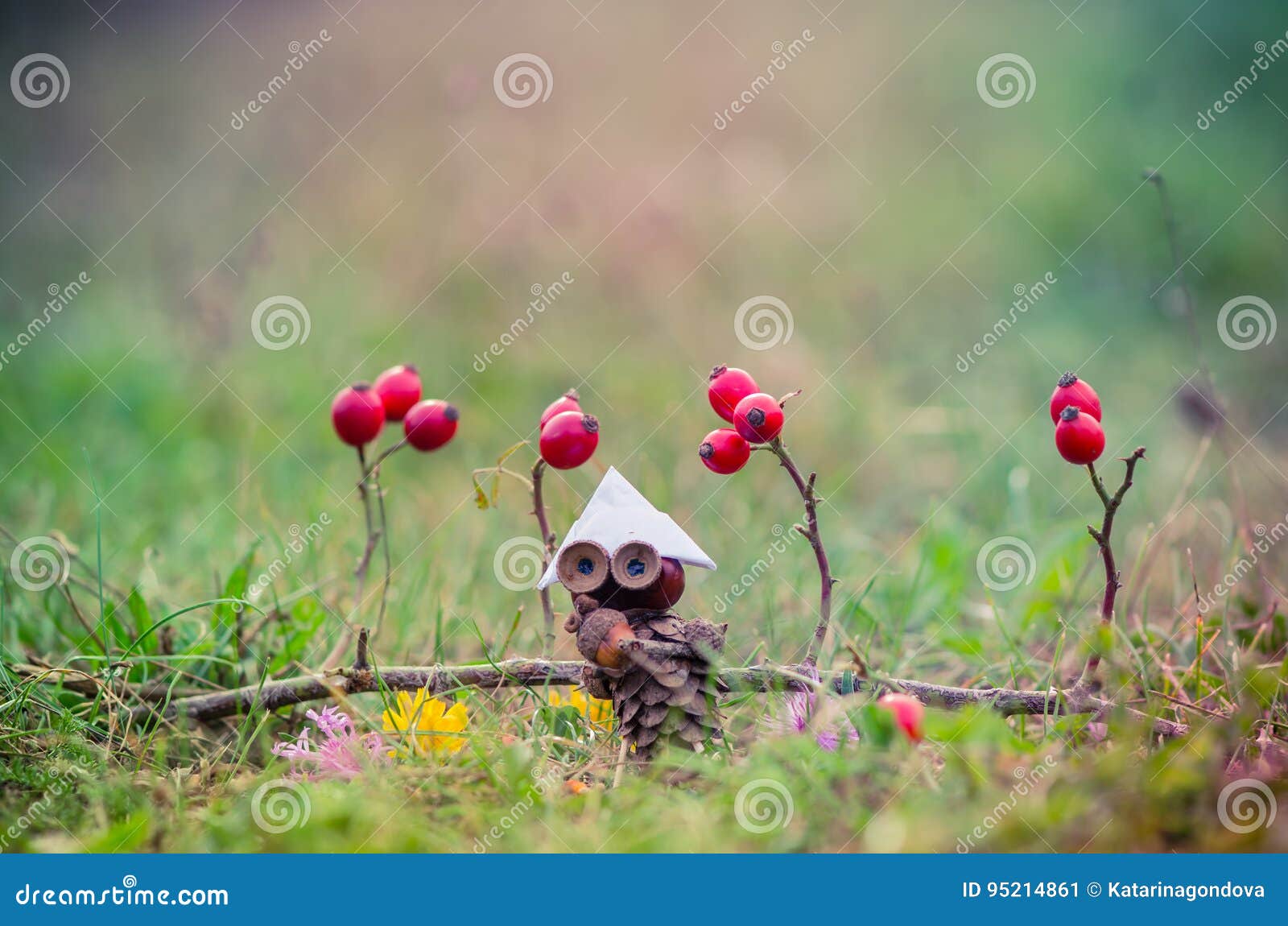 Fall figures from chestnut stock image. Image of outdoors - 95214861