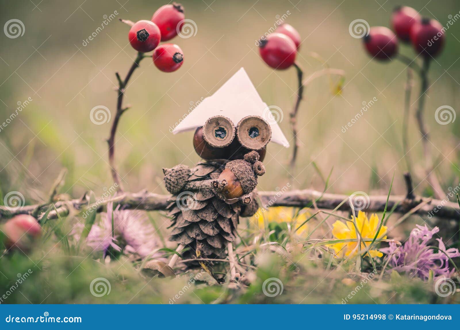 Fall figures from chestnut stock photo. Image of activity - 95214998