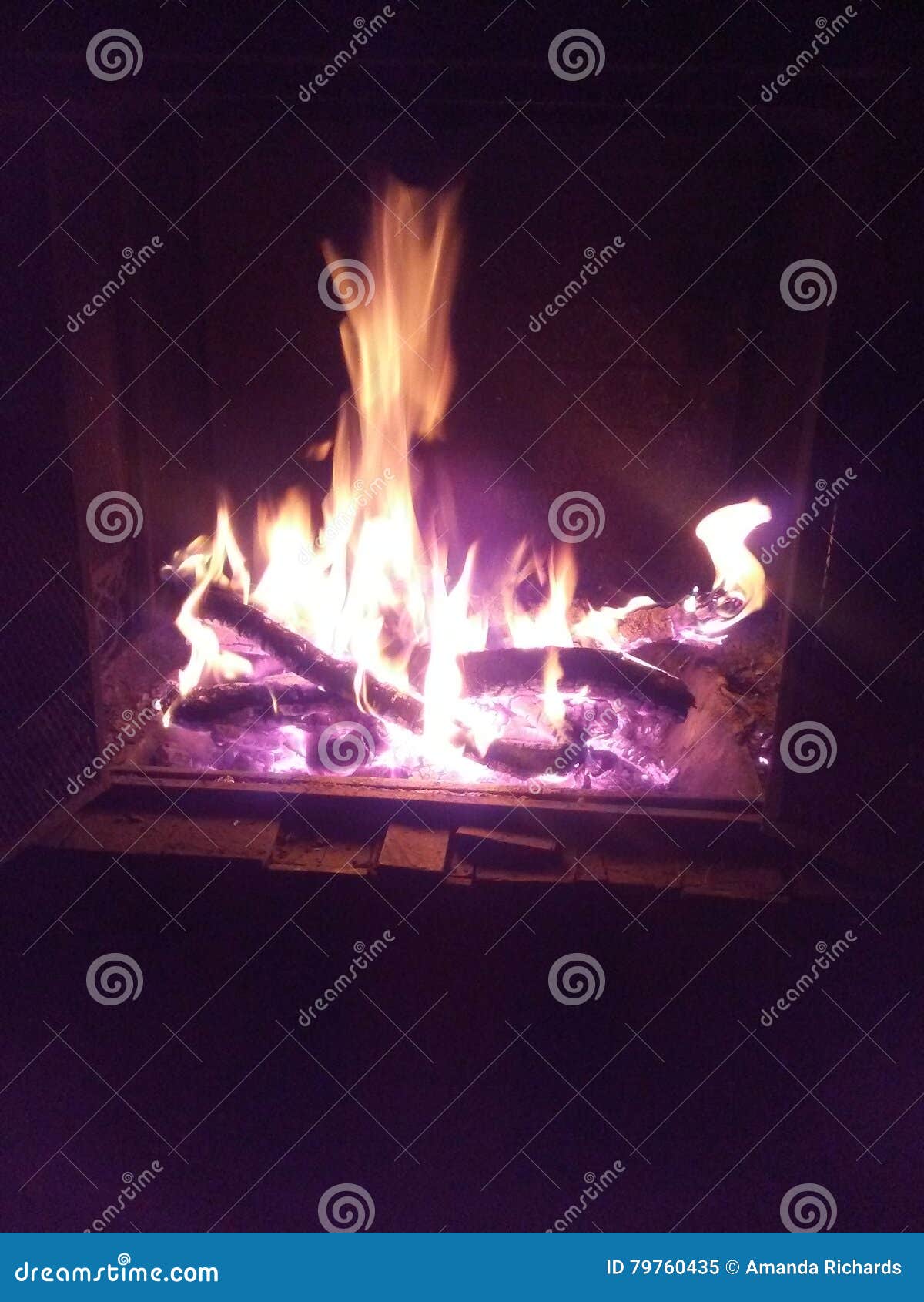 Fall fire stock image. Image of fire, fireplace, burning - 79760435