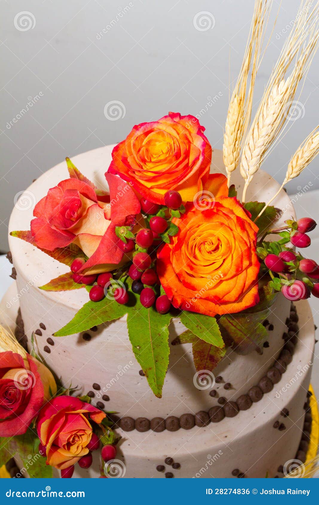 Fall Flower Cakes