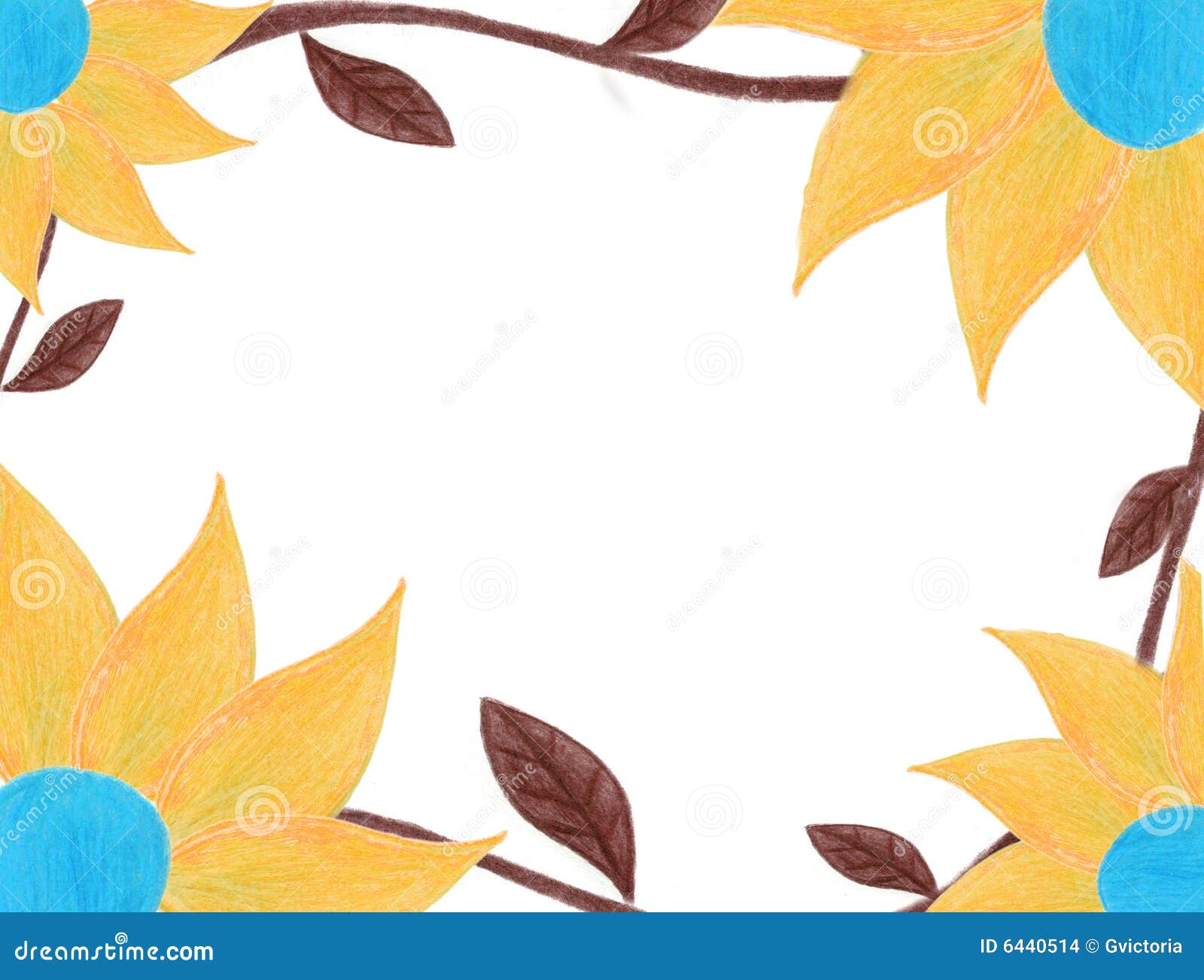 Fall flower frame stock photo. Image of background, backgrounds - 6440514