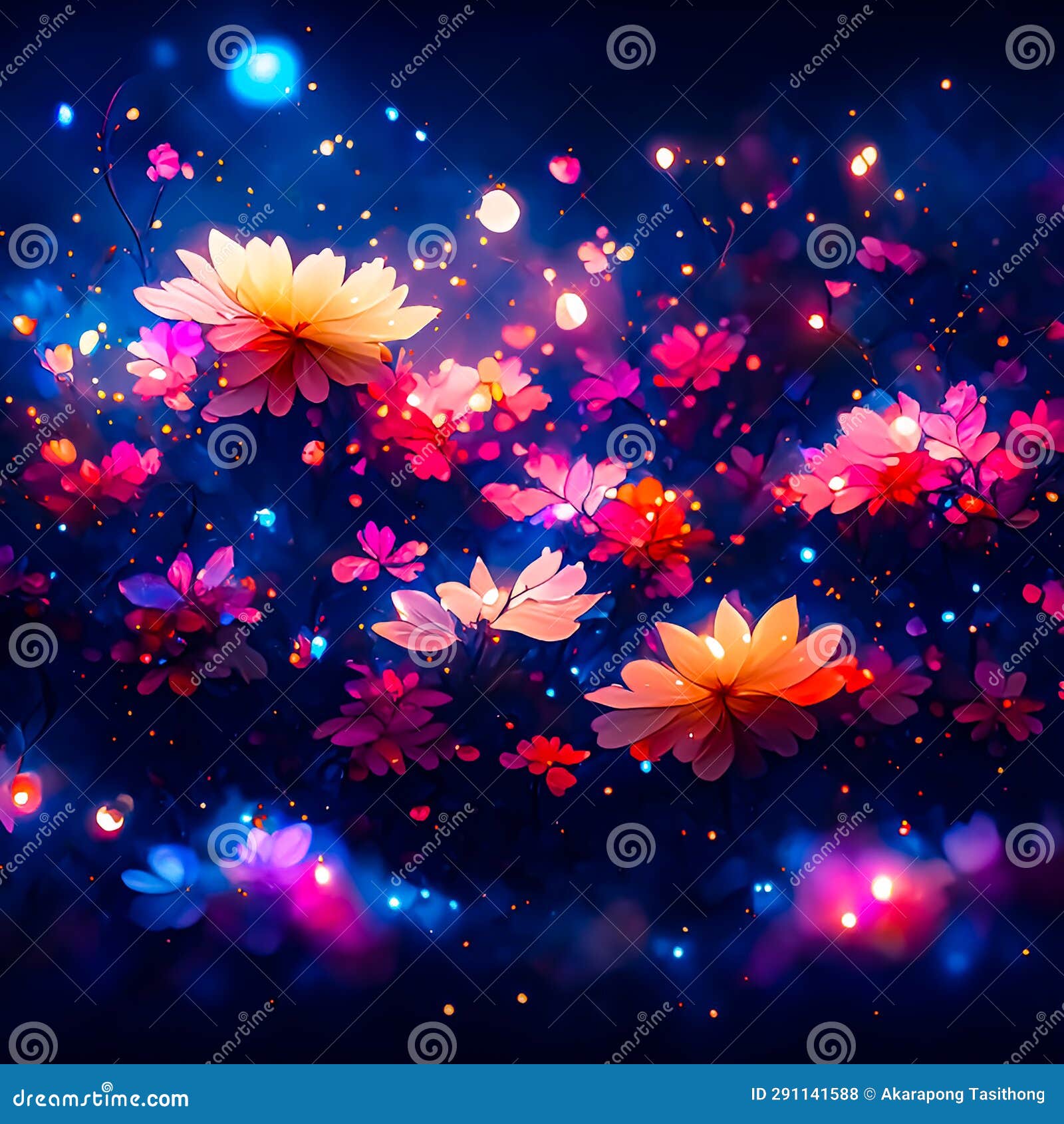 Fall Flower Glow Backgrounds Stock Photo - Image of wallpaper ...