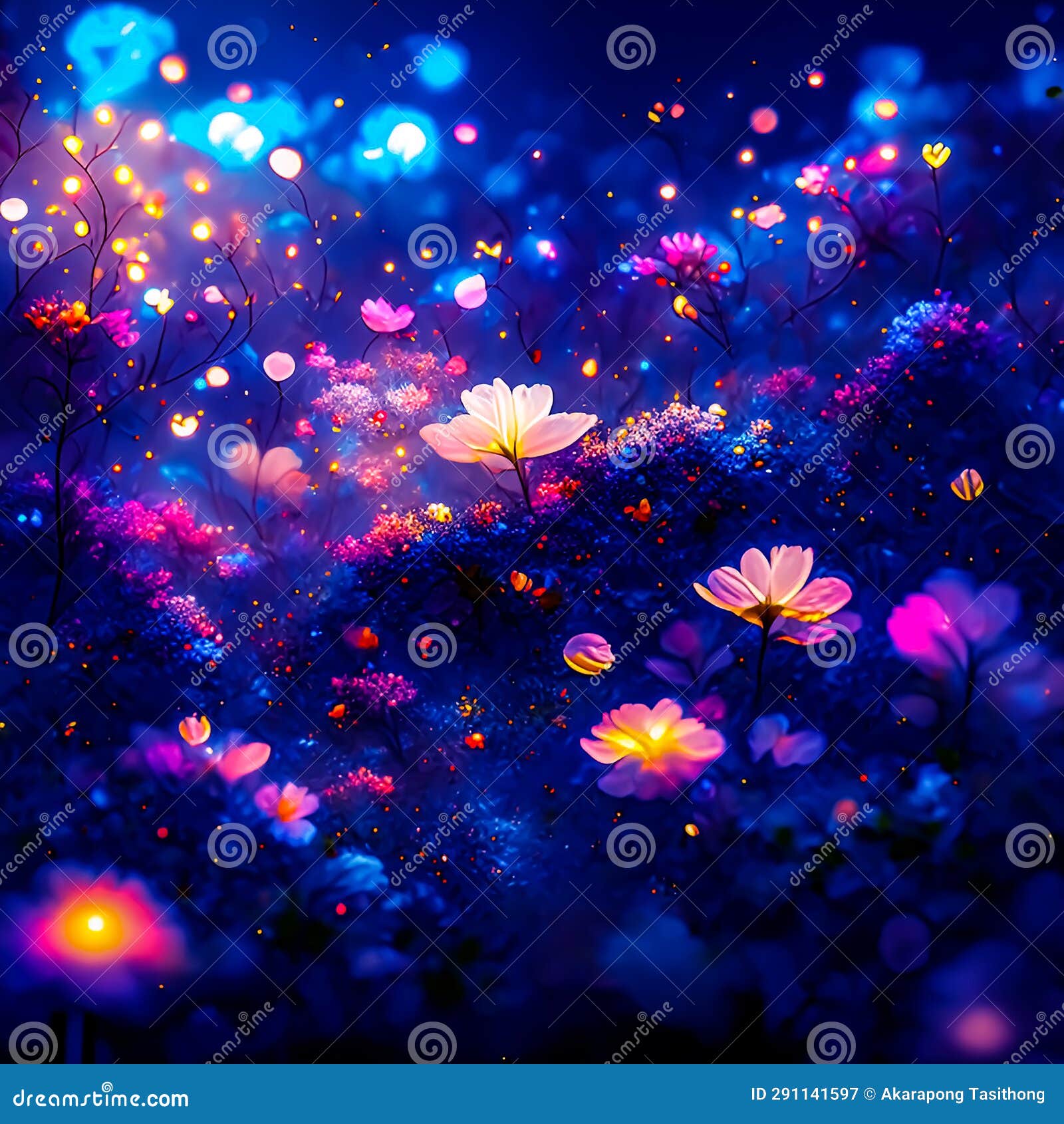 Fall Flower Glow Backgrounds Stock Image - Image of outdoor, spring ...