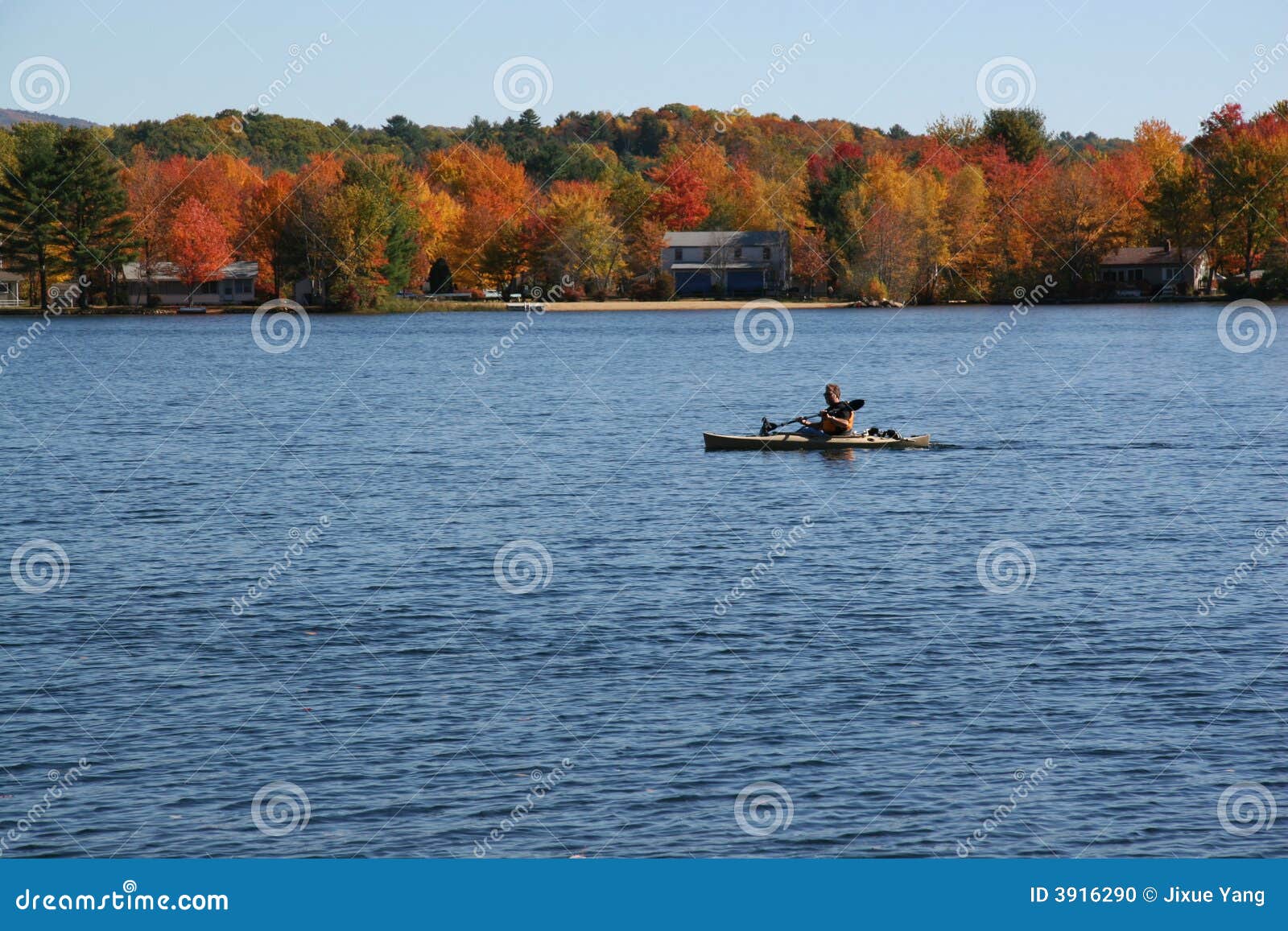 Fall foliage boat stock photo. Image of beautiful, boat - 3916290