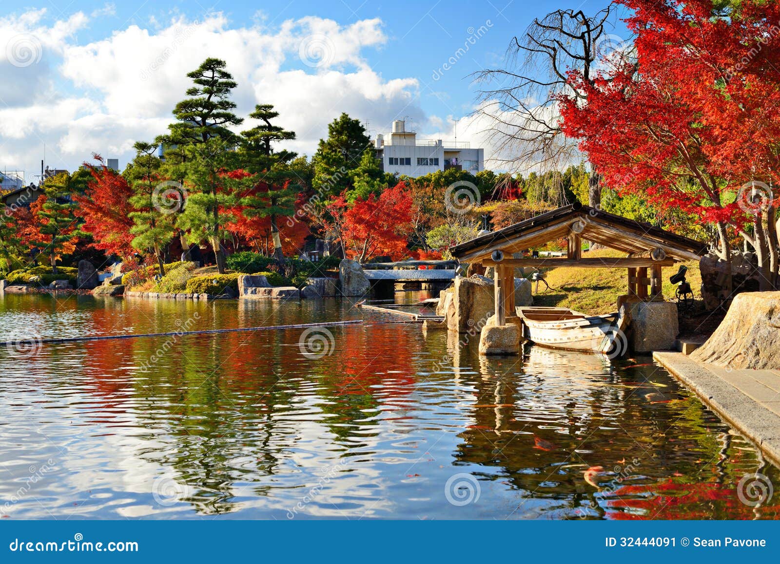 Fall Foliage in Nagoya, Japan Stock Image - Image of buddhism, japanese ...