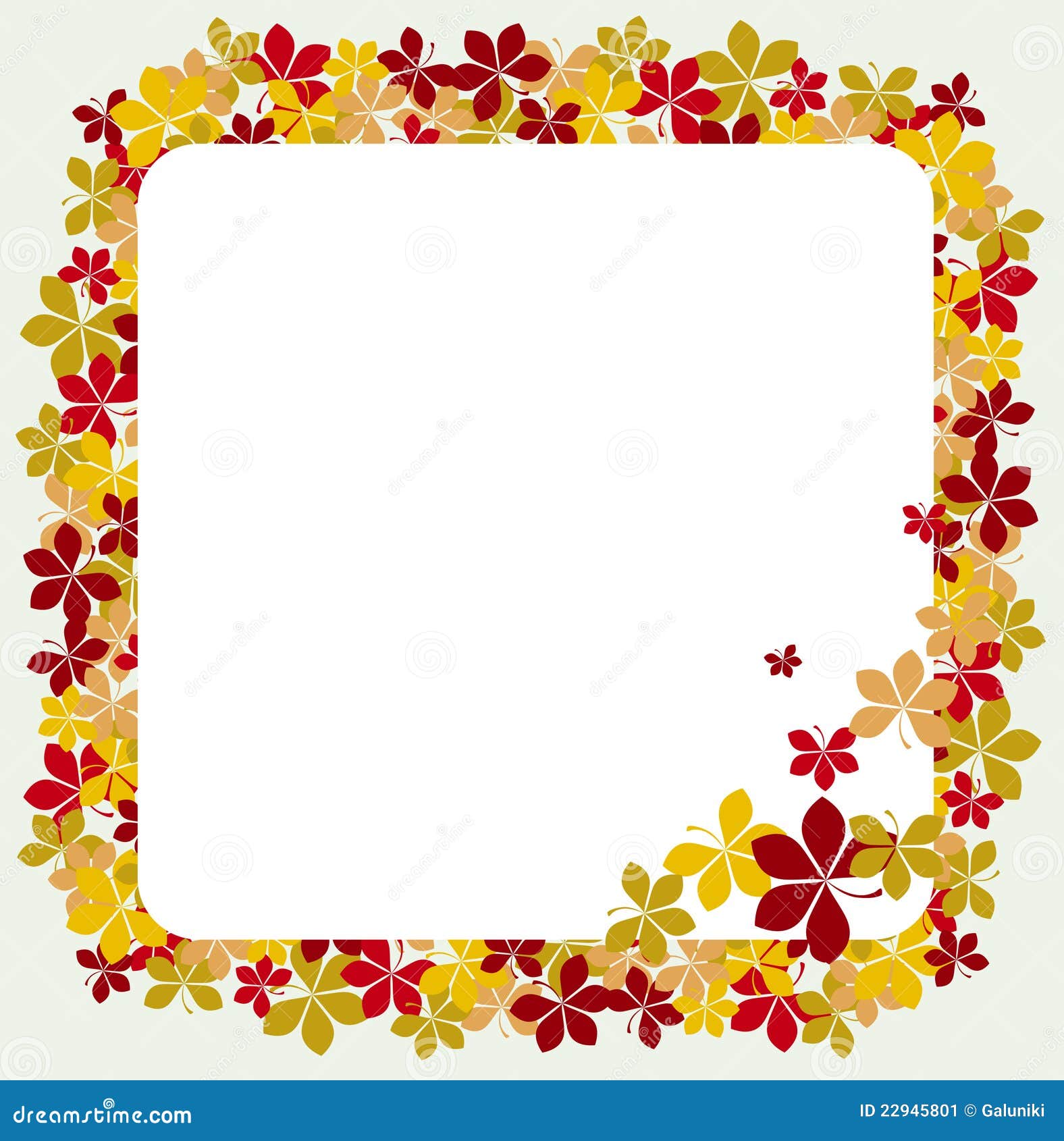Fall frame stock illustration. Illustration of defoliation - 22945801