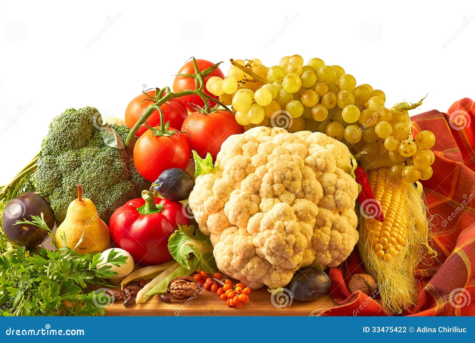Fall fruits and vegetables stock photo. Image of nutrition - 33475422