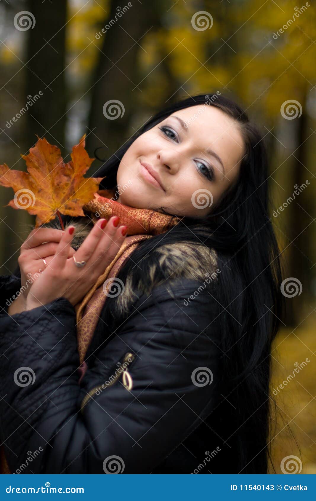 Fall girl stock image. Image of expression, gloves, falling - 11540143