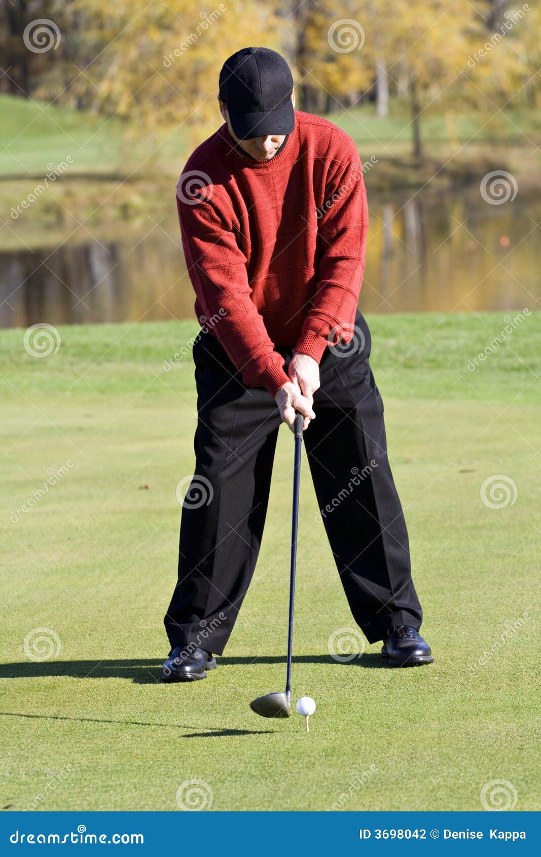 Fall Golfer stock photo. Image of healthy, club, retirement - 3698042