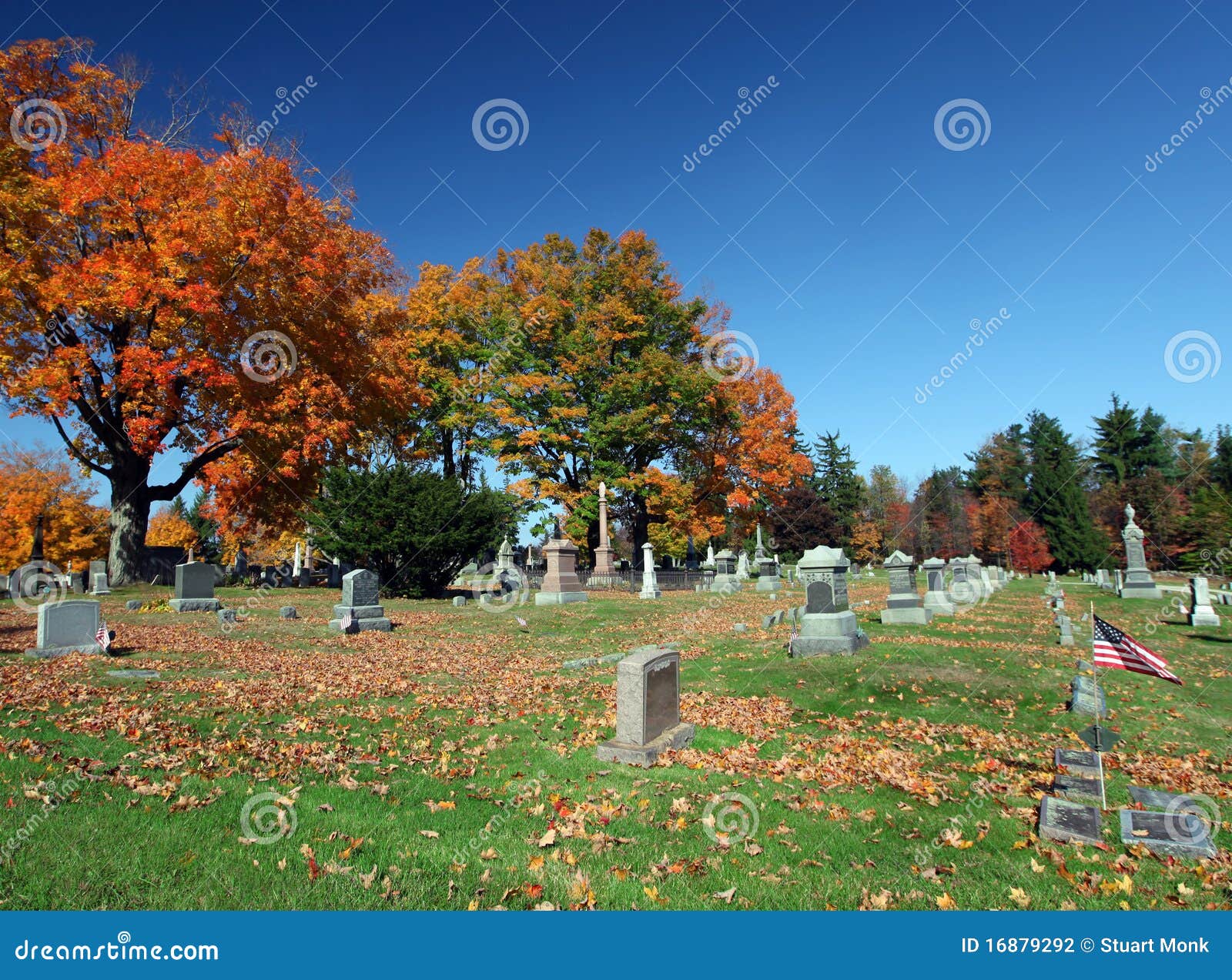 Fall graveyard stock photo. Image of laid, haunted, outside - 16879292