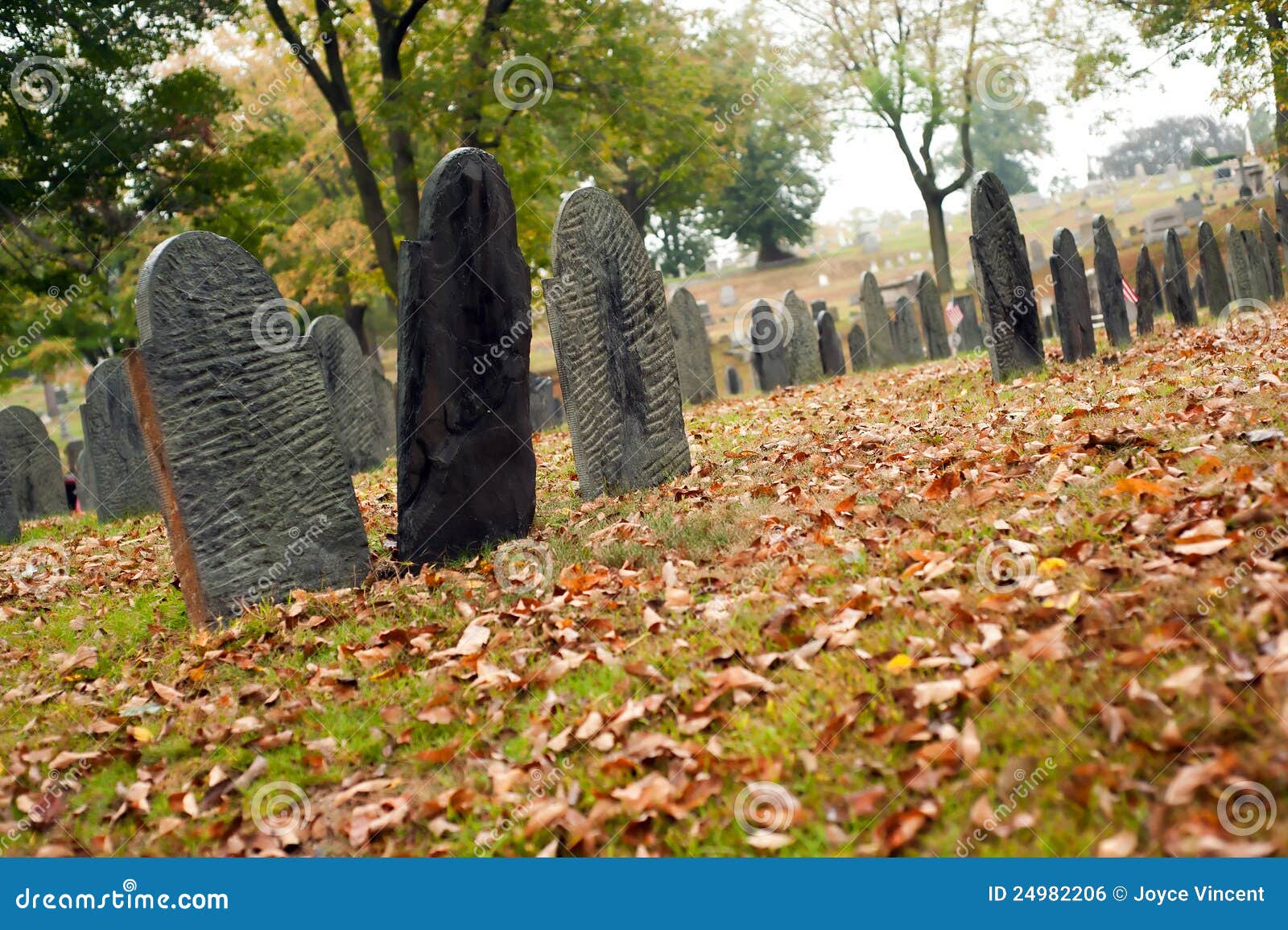 Fall graveyard stock photo. Image of religion, beautiful - 24982206