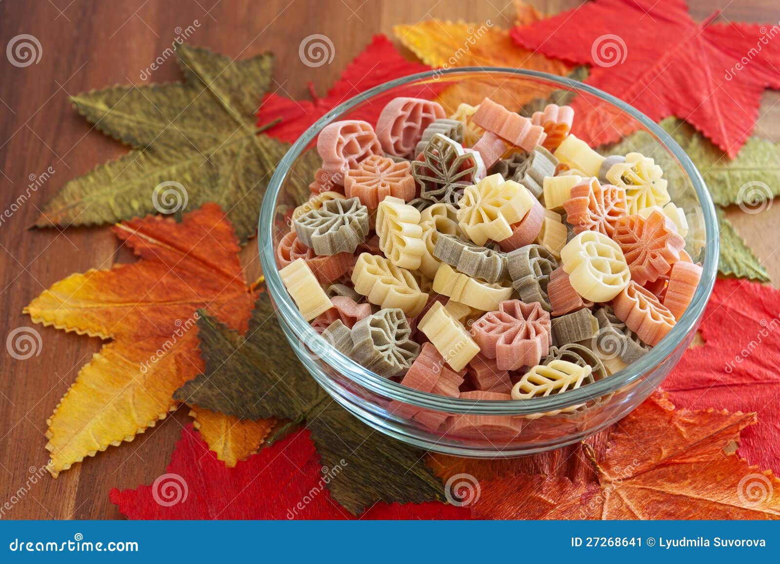 Fall harvest pasta stock image. Image of glass, horizontal - 27268641