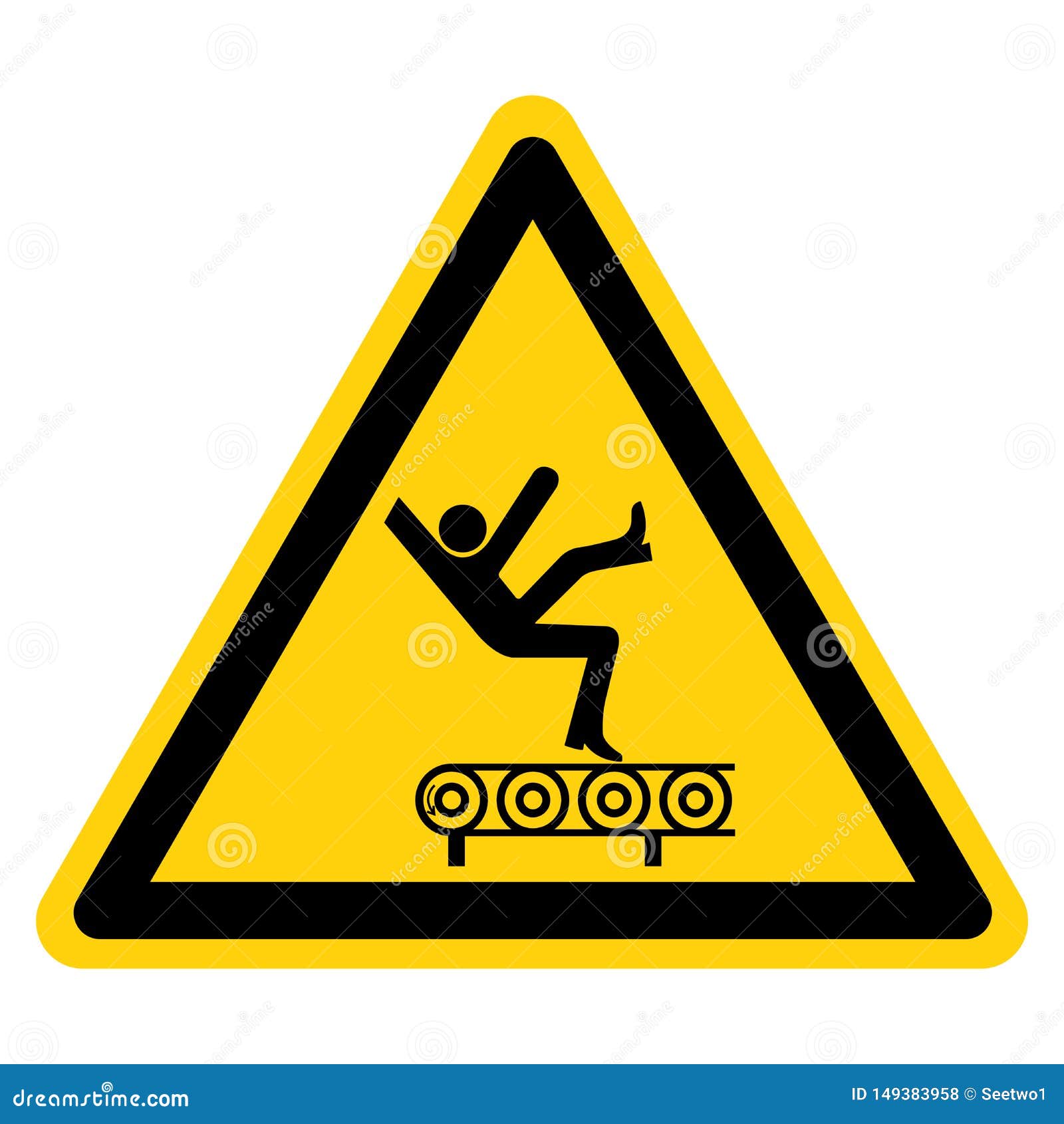 Fall Hazard Vector Pictogram | CartoonDealer.com #139149774
