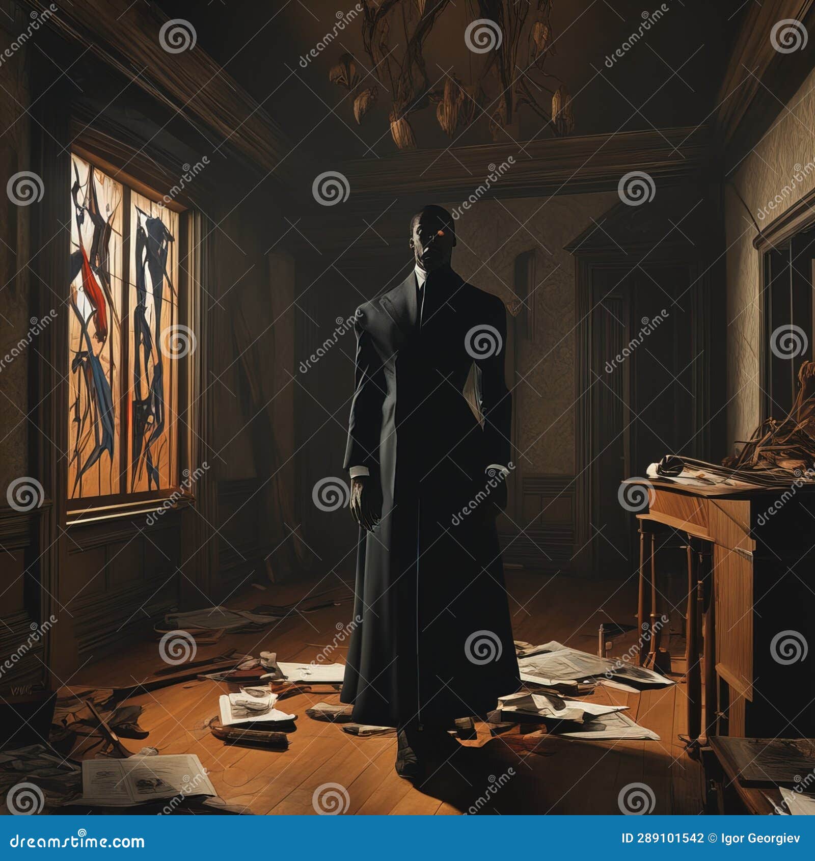 The Fall of the House of Usher Stock Illustration - Illustration of ...