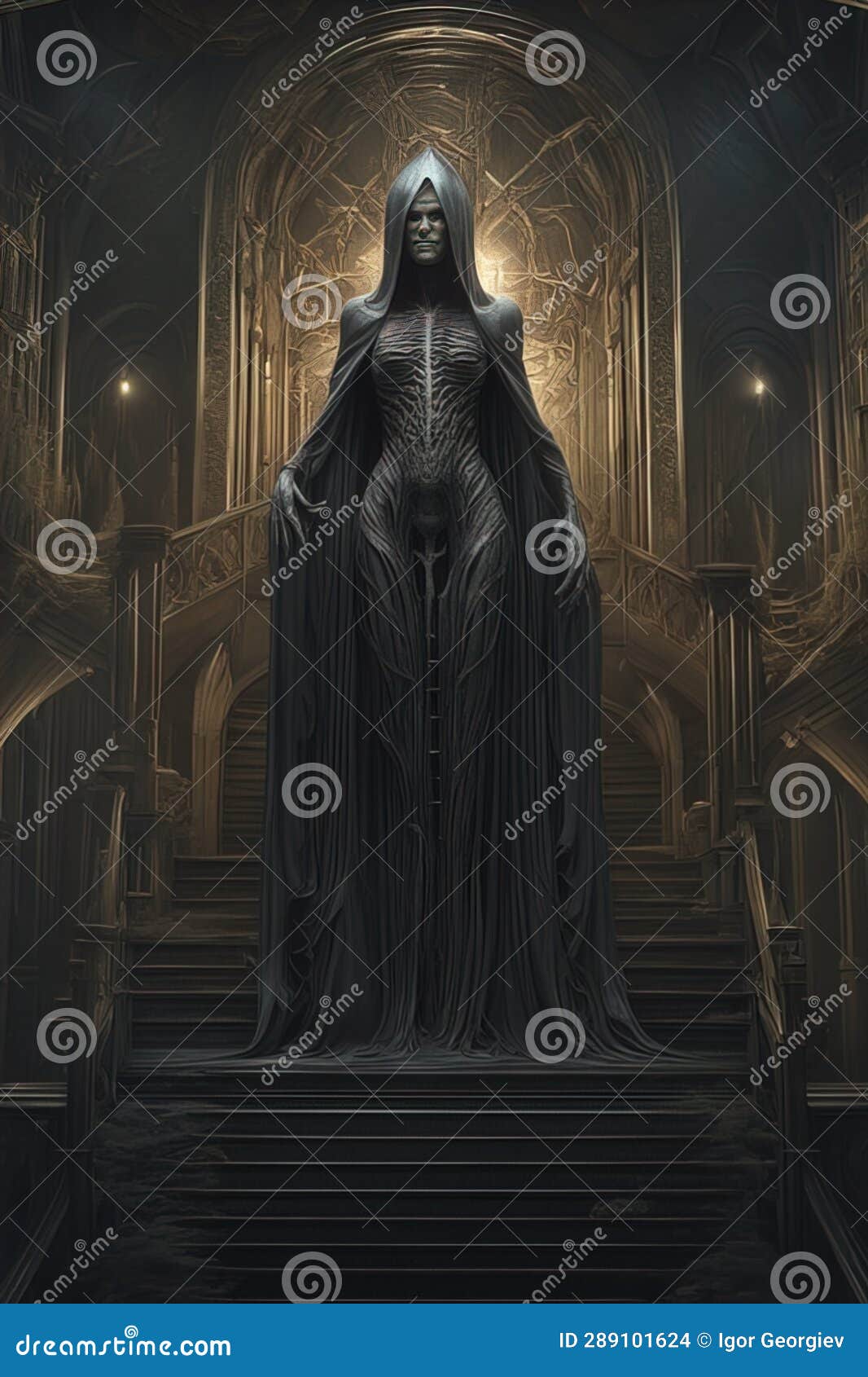 The Fall of the House of Usher Stock Illustration - Illustration of ...