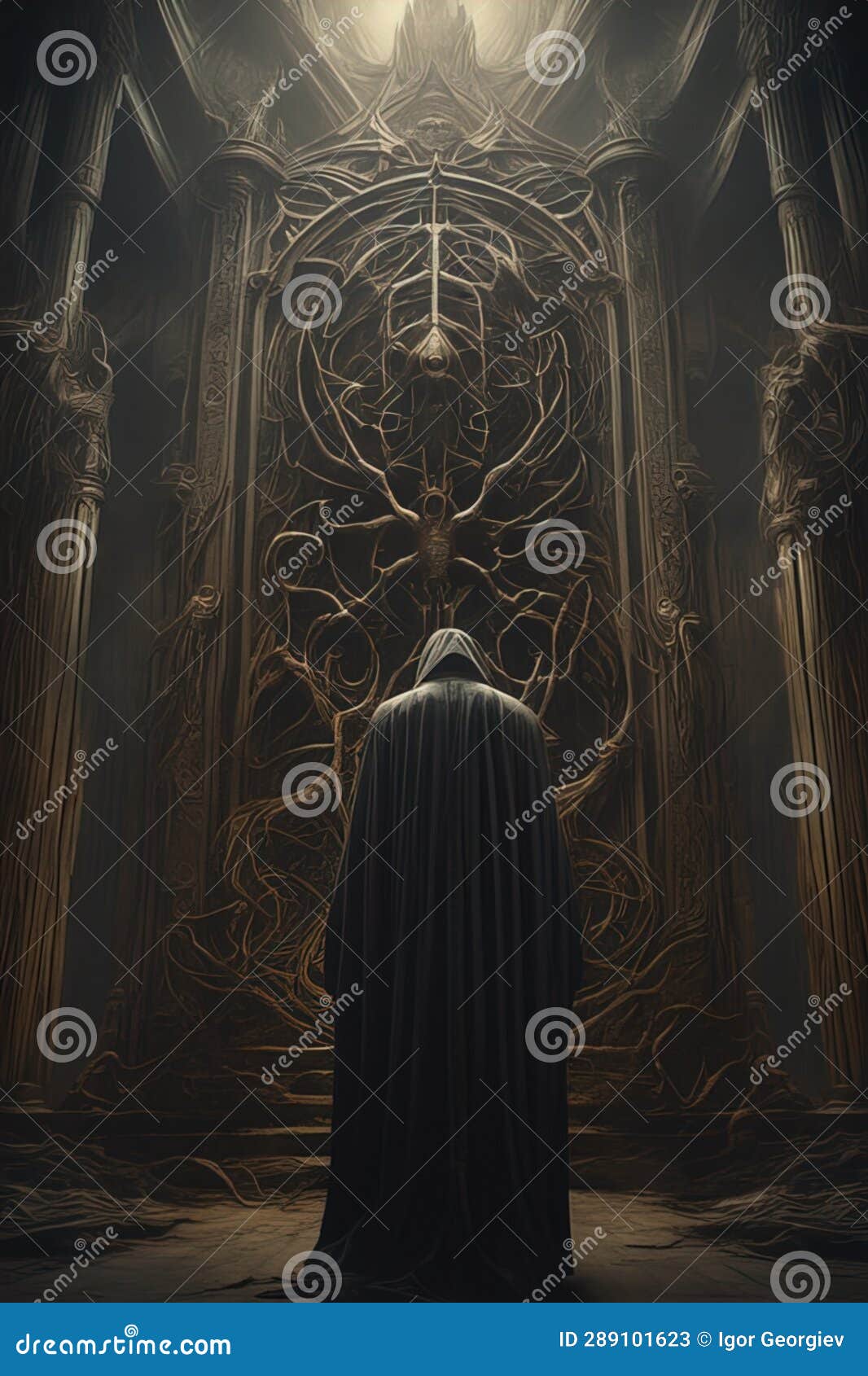 The Fall of the House of Usher Stock Illustration - Illustration of ...