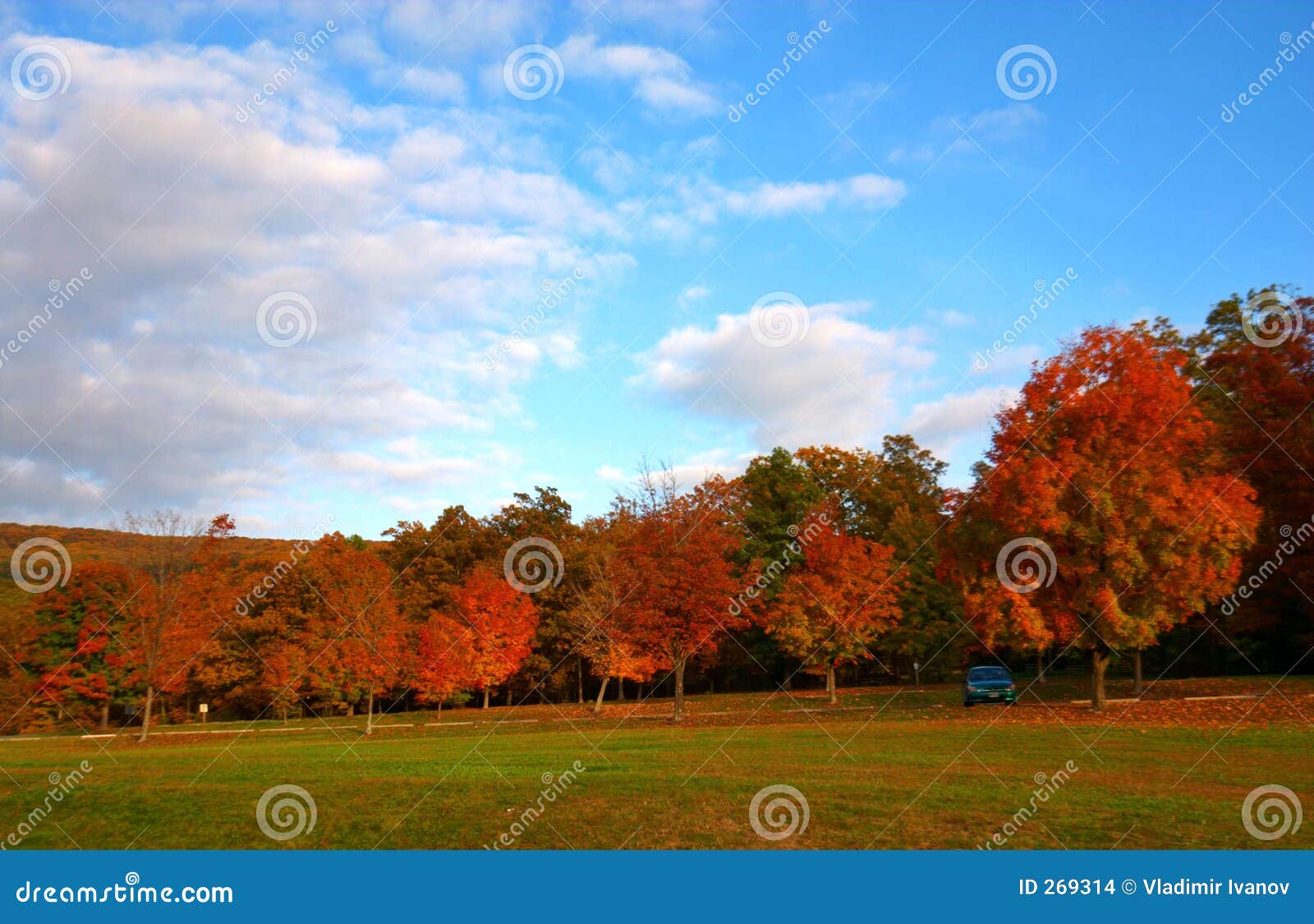 Fall landscape stock photo. Image of stillness, color, quiet - 269314