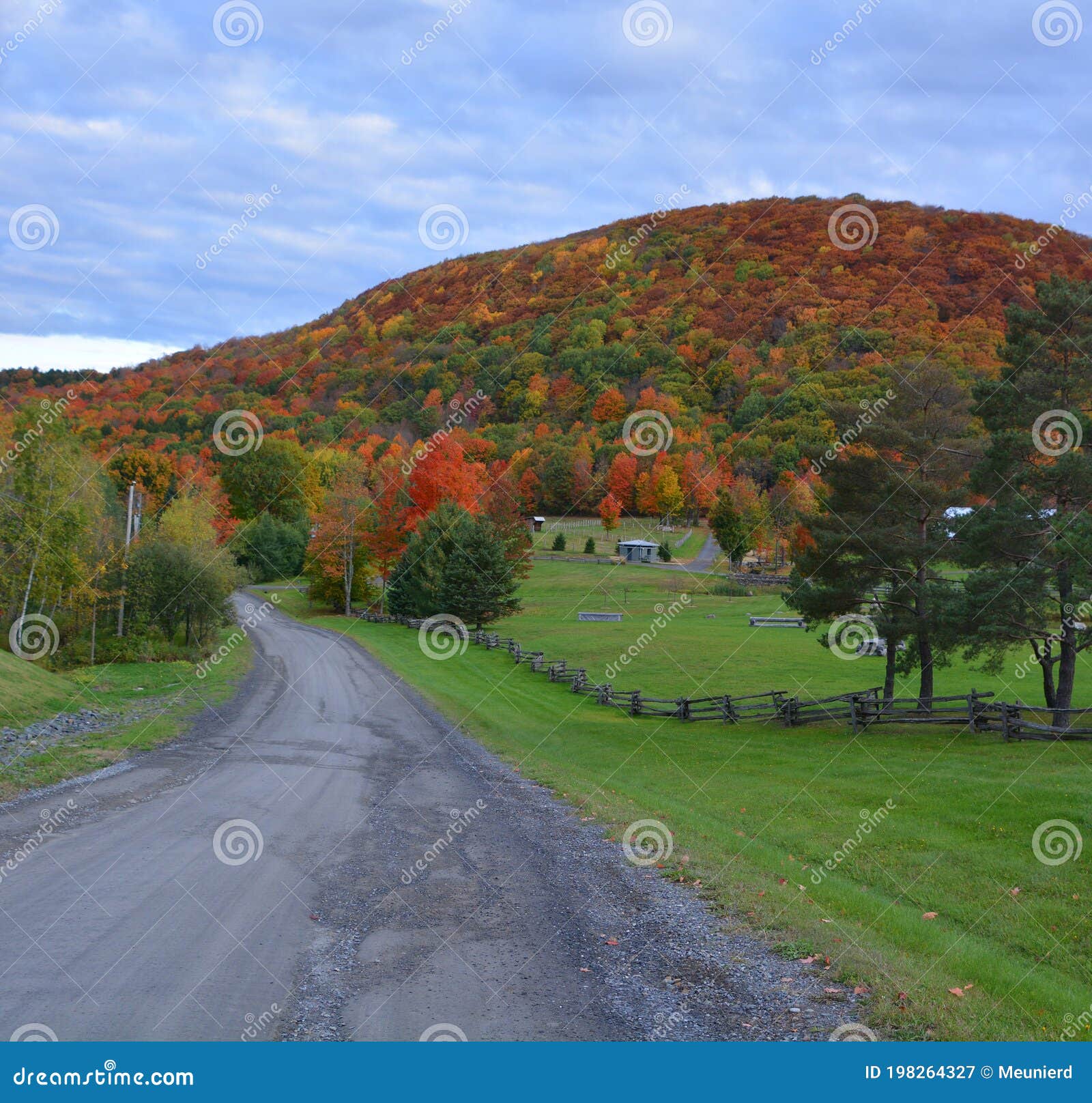 Fall Landscape Eastern Townships Editorial Photography - Image of grove ...