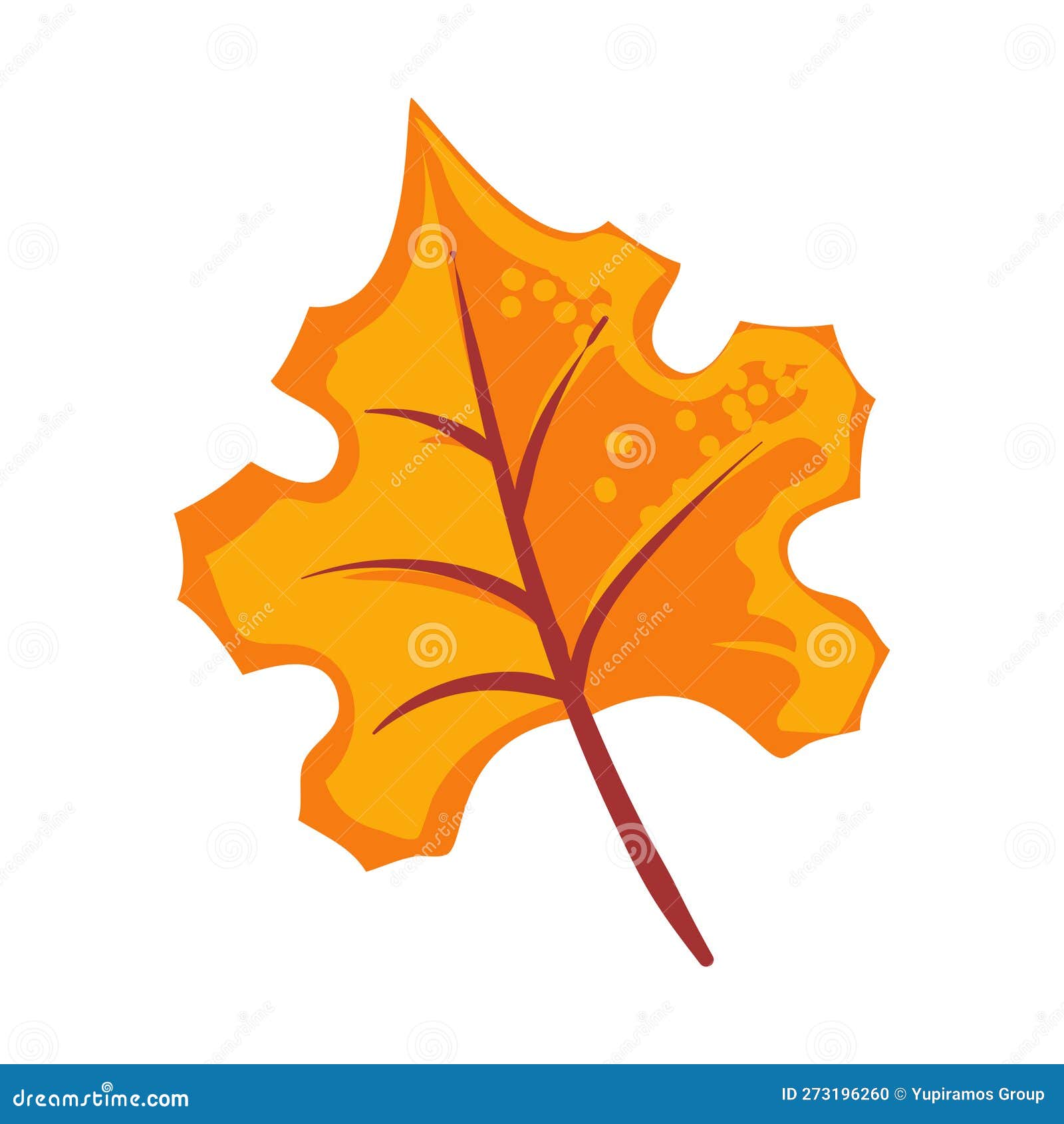 Fall leaf design stock vector. Illustration of tree - 273196260