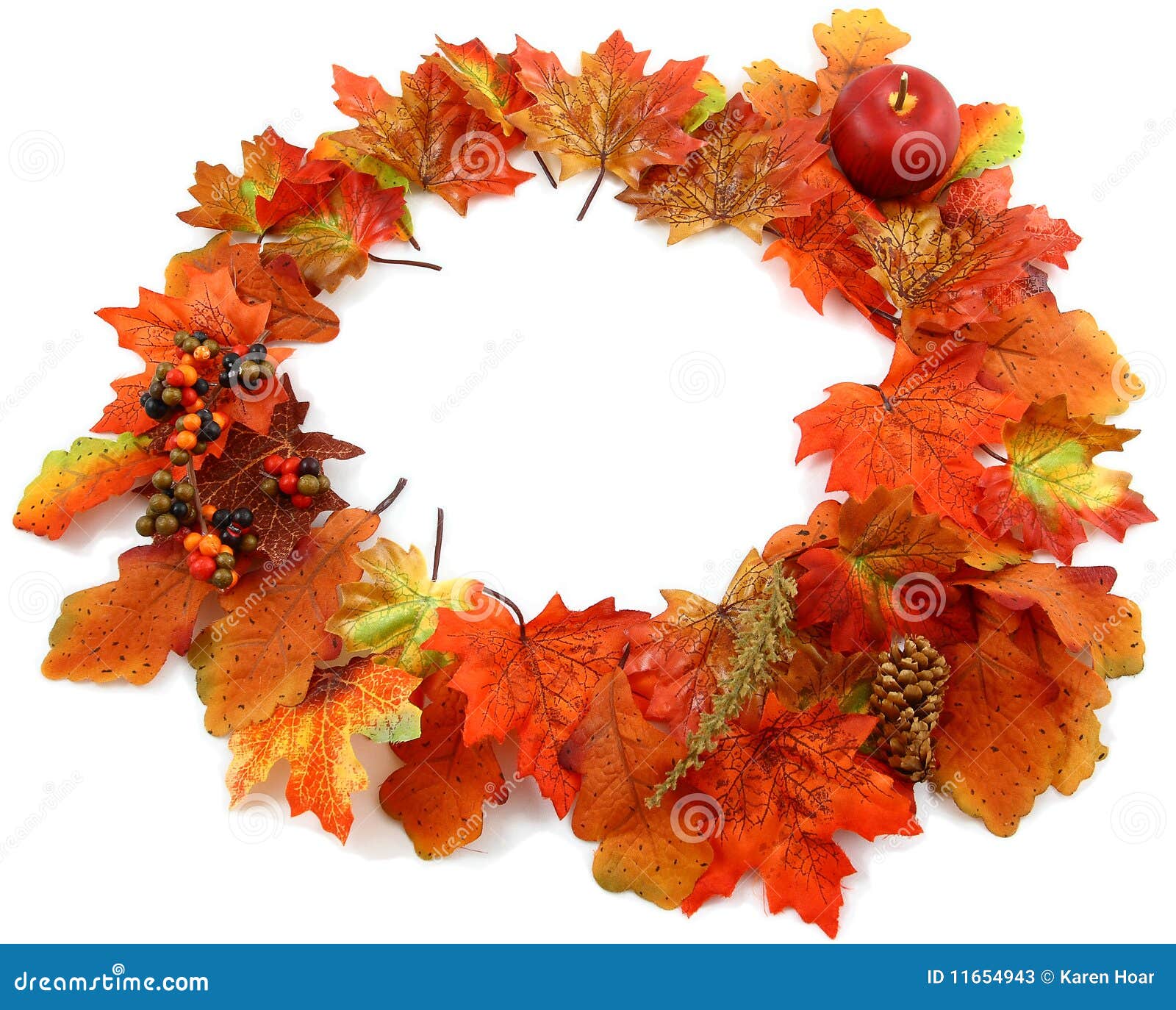 Fall Leaves Ring stock image. Image of orange, november - 11654943