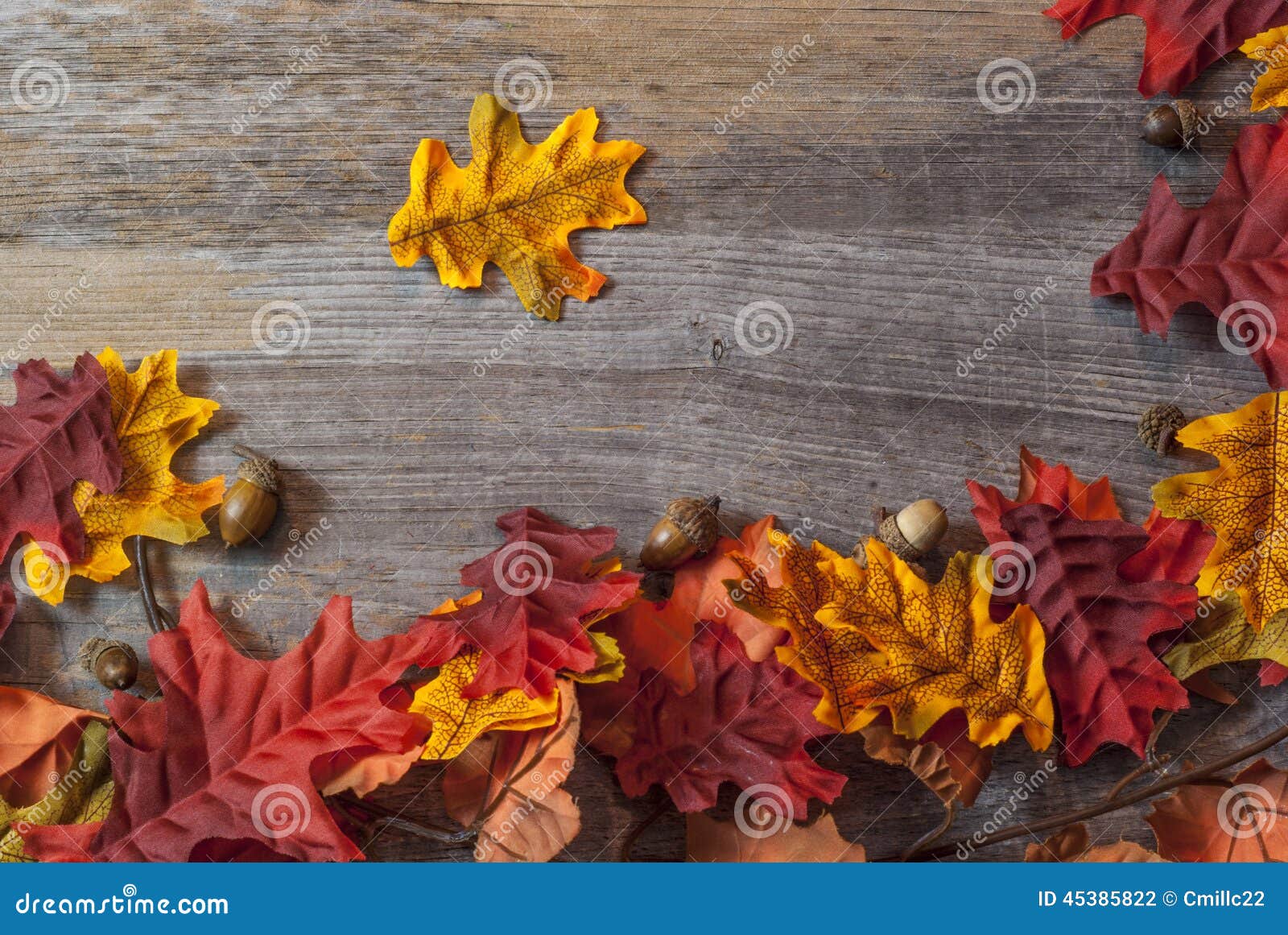 Fall leaves on a table stock photo. Image of color, corn - 45385822