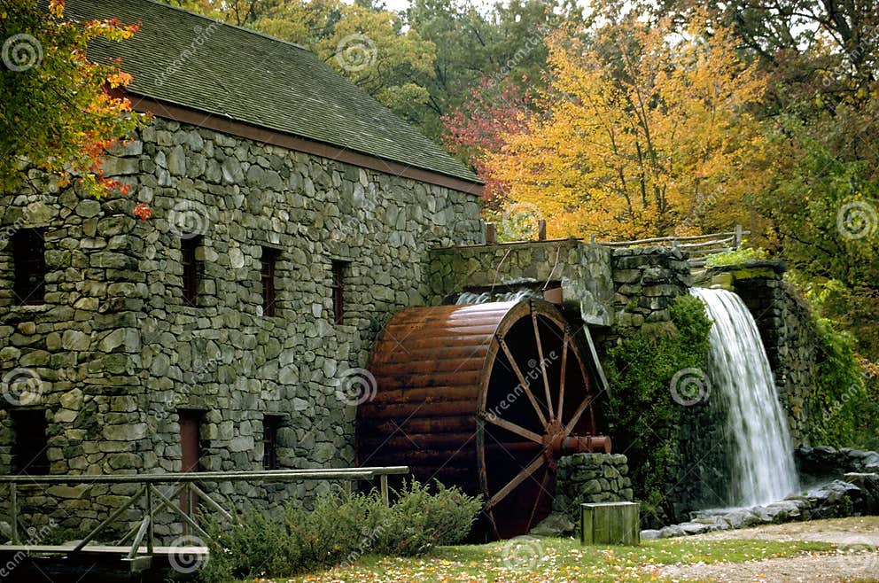 Fall Mill stock image. Image of fall, grist, stone, flour - 40347
