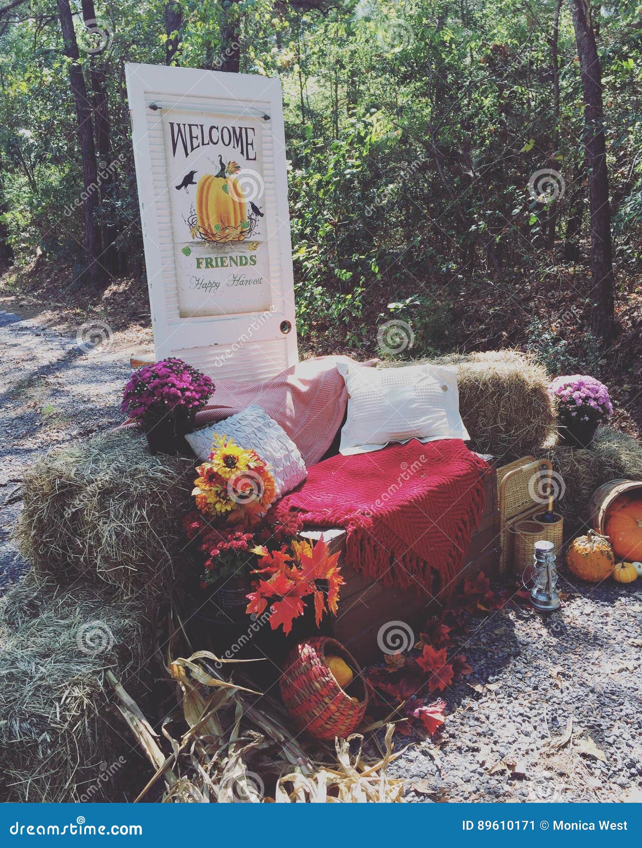 Fall Mini stock image. Image of autumn, mini, setup, harvest - 89610171