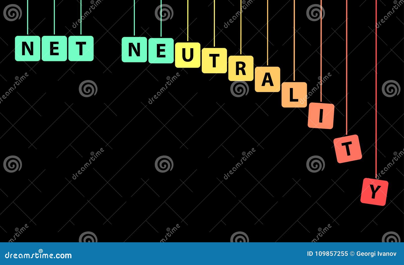 Net Neutrality Abstract Background Stock Image | CartoonDealer.com ...