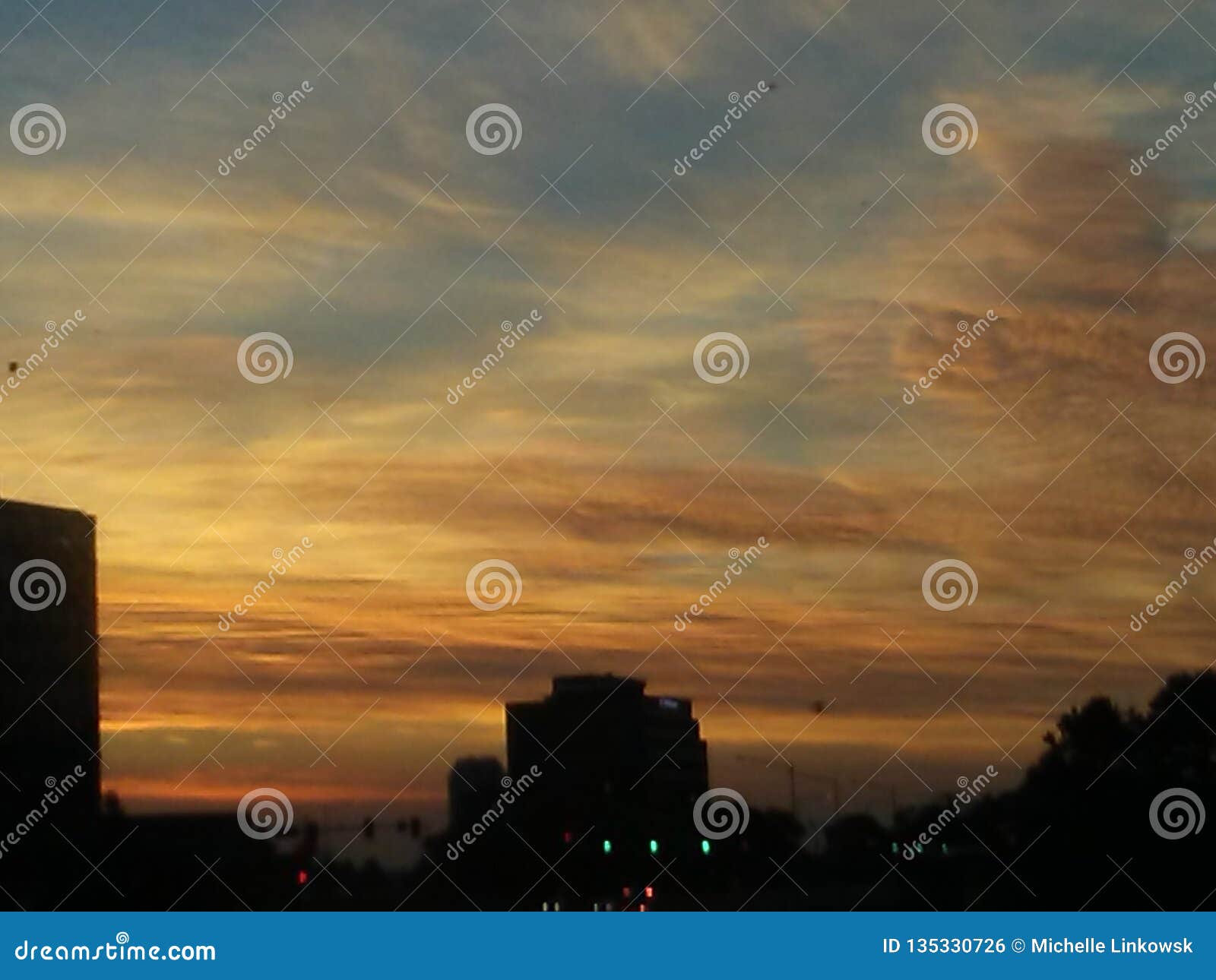 Fall night stock photo. Image of orange, fall, night - 135330726