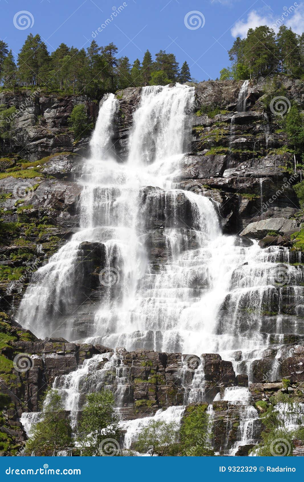 Fall in Norway stock image. Image of mountain, trees, rock - 9322329