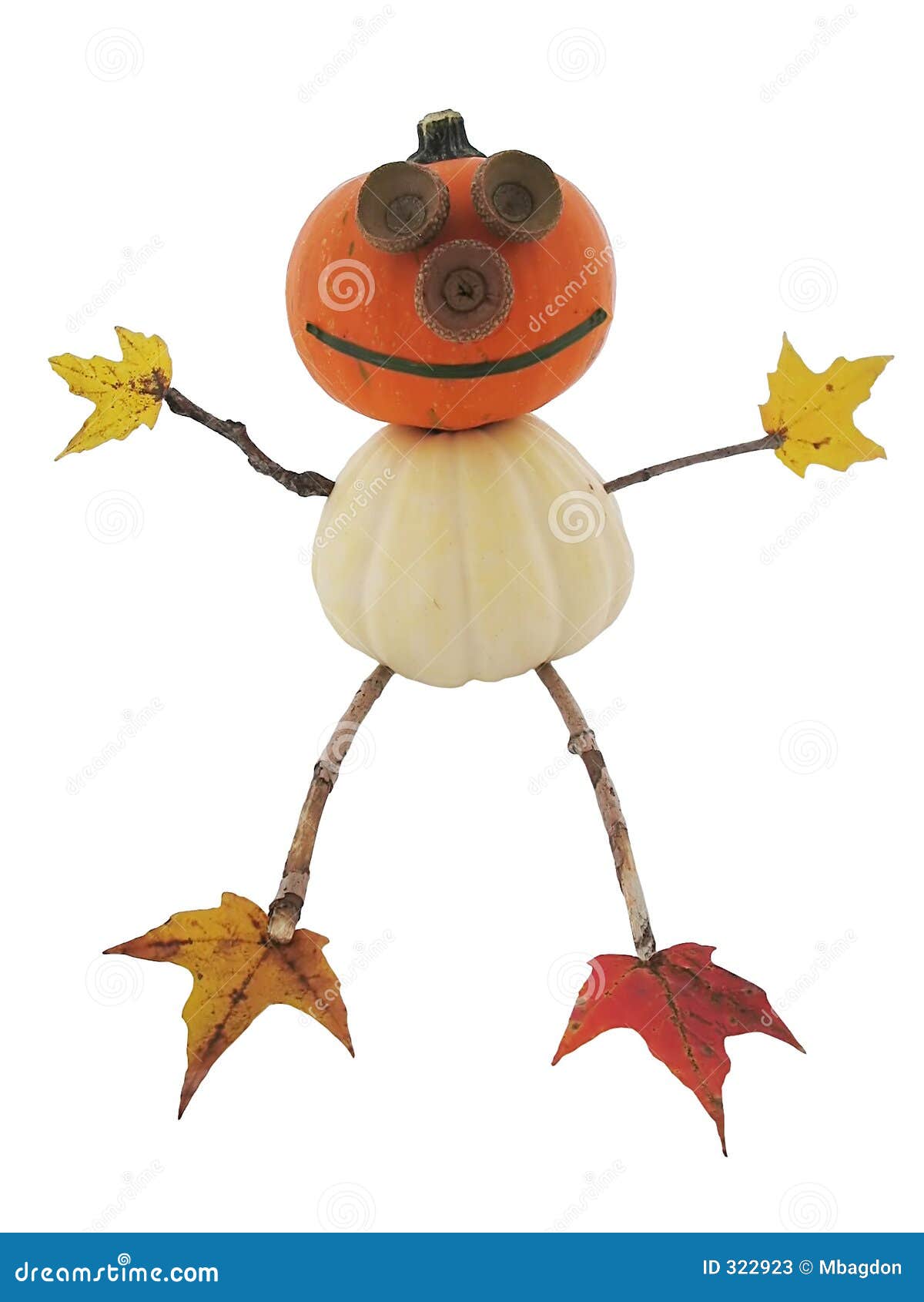 Fall objects 1 stock image. Image of fall, pumpkin, smile - 322923