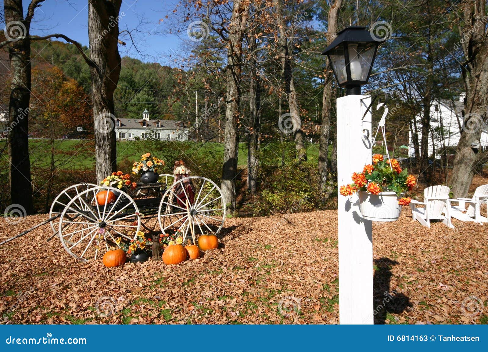 Fall outdoor scene stock image. Image of outside, colors - 6814163