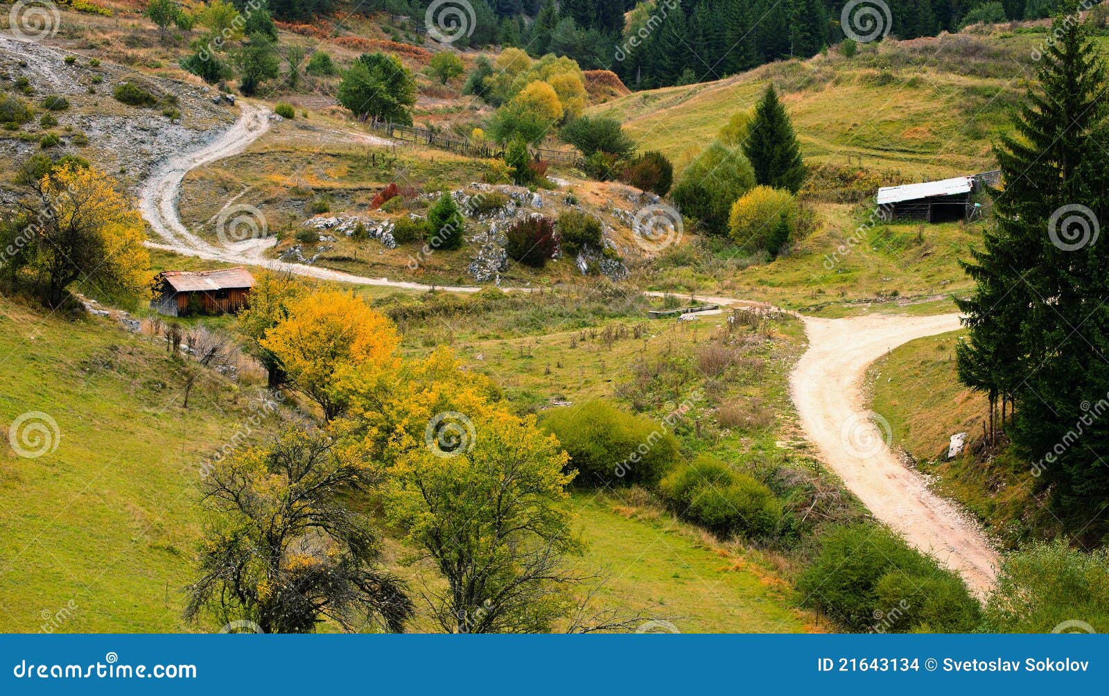 Fall panorama stock photo. Image of landscape, autumn - 21643134
