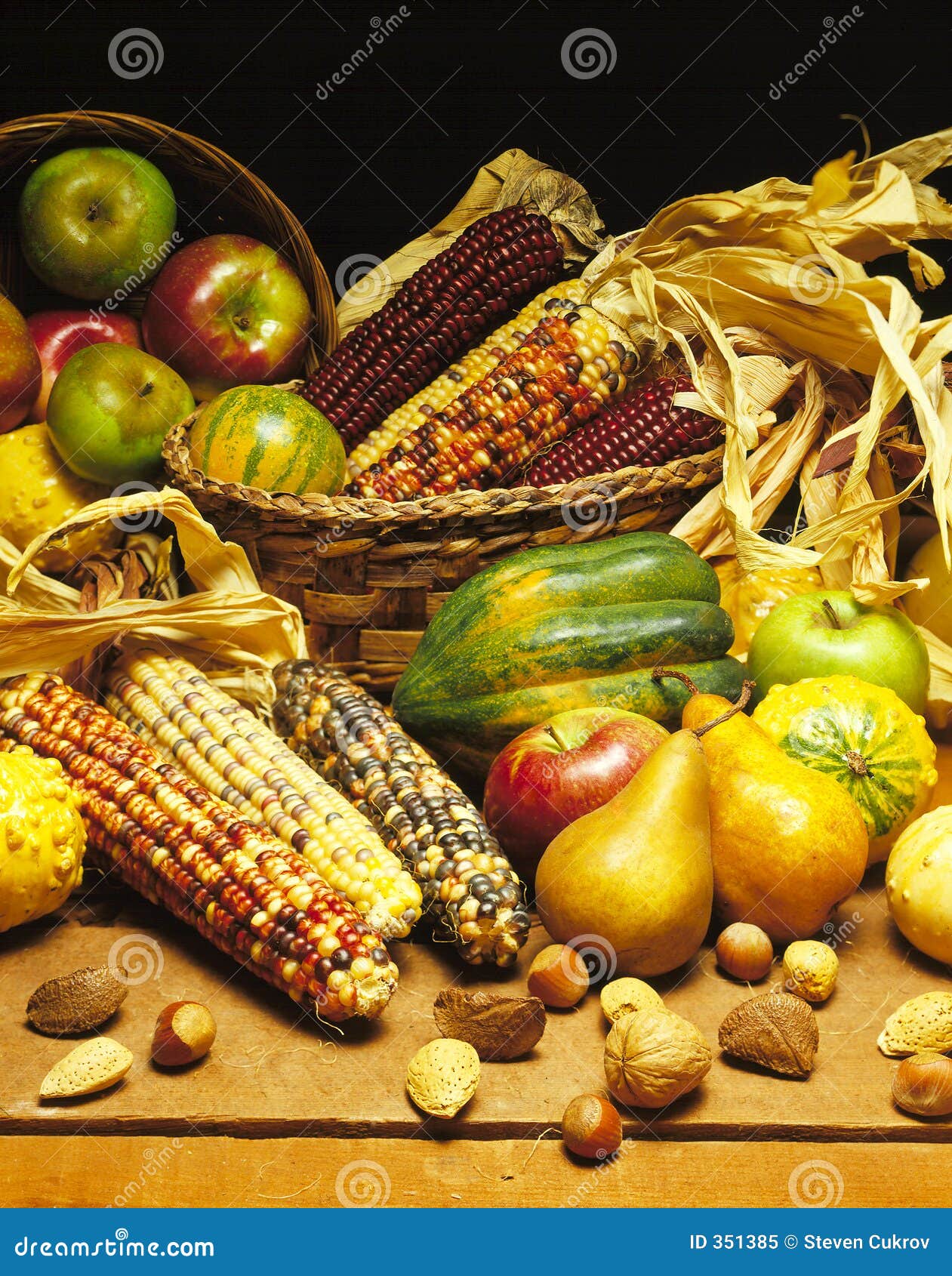 Fall Produce stock image. Image of almonds, brazilnut, cornucoipa - 351385