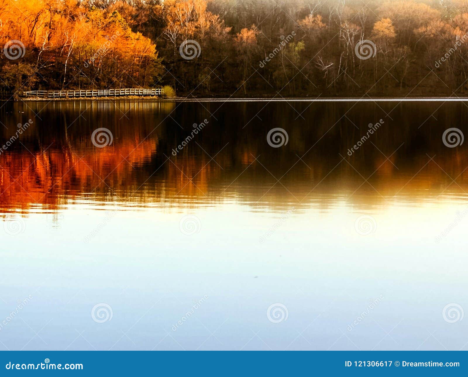 Fall Reflection stock image. Image of abstract, reflection - 121306617