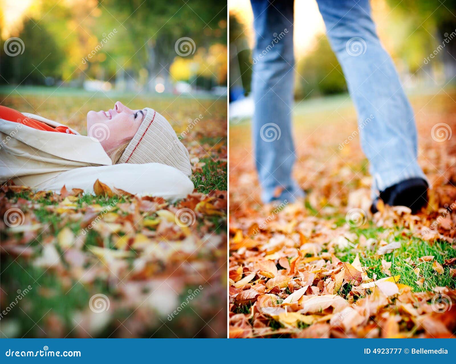 Fall Relax stock image. Image of happy, outdoor, outdoors - 4923777