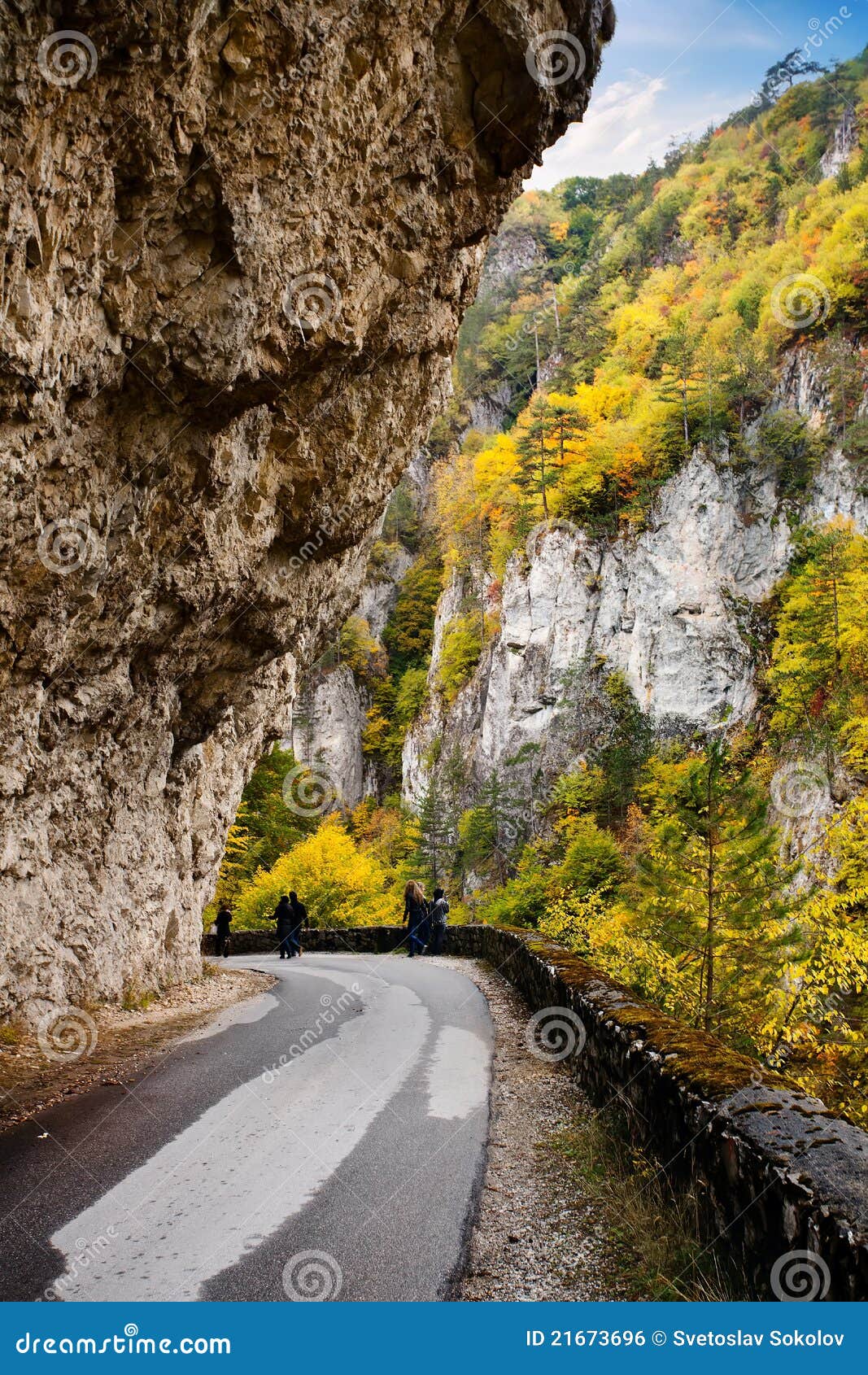 Fall Rhodopes mountain stock photo. Image of bright, wood - 21673696