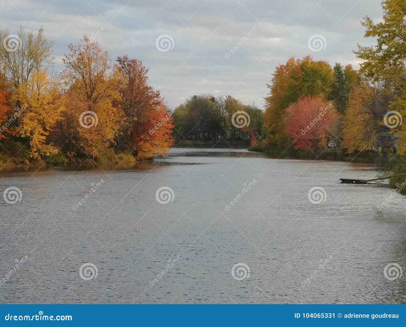 Fall on the river stock image. Image of wind, fall, colours - 104065331