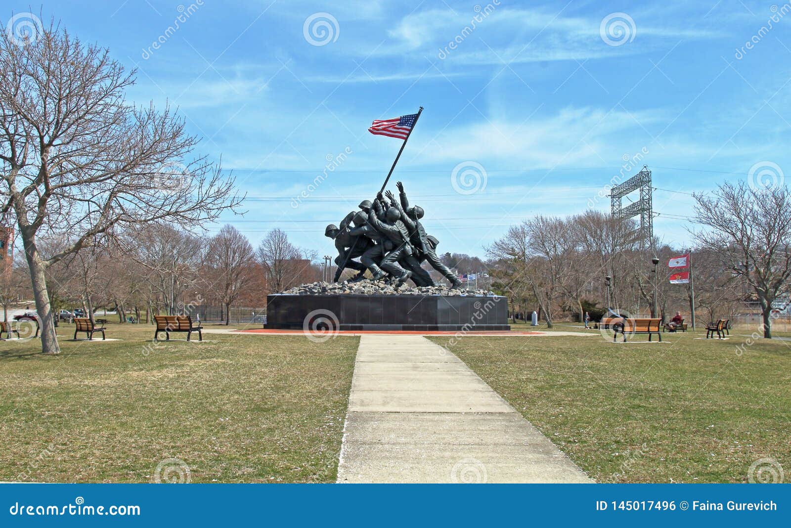 Fall River Massachusetts A Replica Of The Marine Corps War Ii