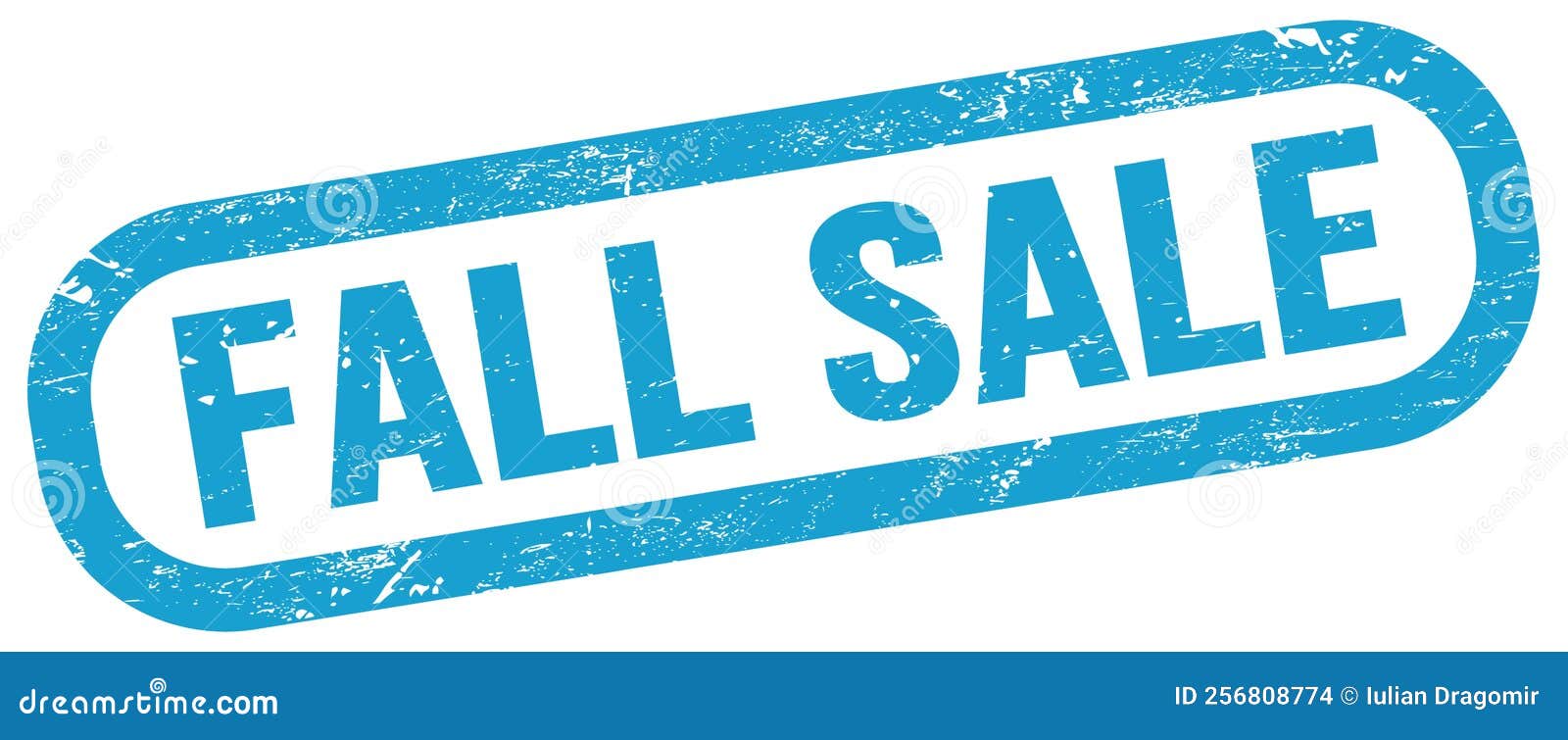 FALL SALE, Text Written on Blue Stamp Sign Stock Illustration ...