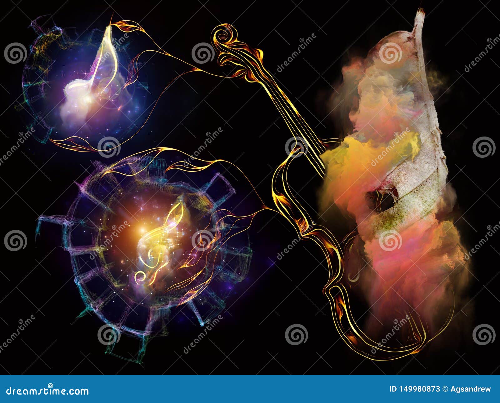 Fall Song stock illustration. Illustration of entertainment - 149980873